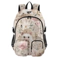 DIXRUYEE Hedgehogs Pattern Backpack for School 14”Laptop Compatible ...