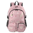 DIXRUYEE Love Flower Backpack for School 14”Laptop Compatible with ...
