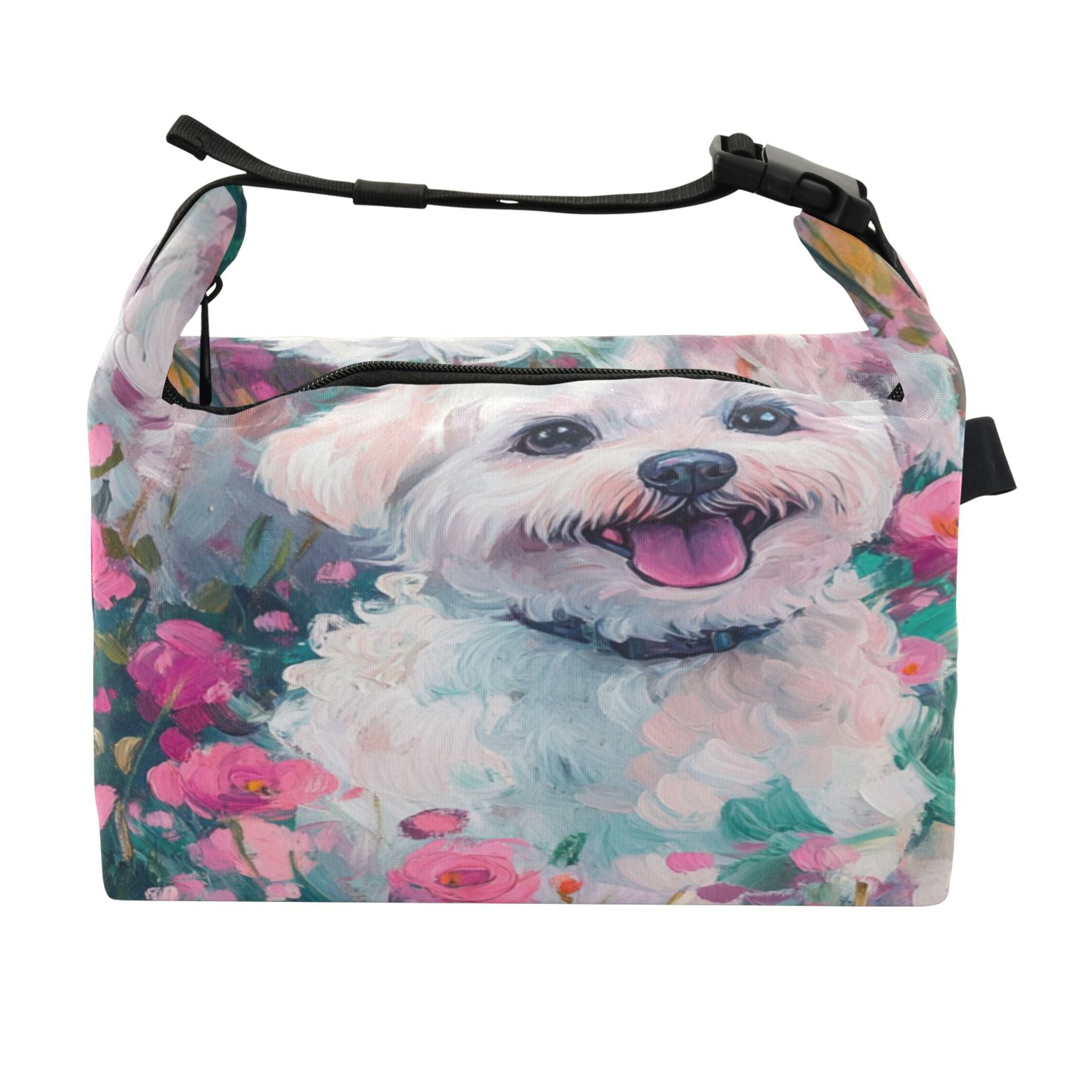 DIXRUYEE Lunch Bag Double Deck Lunch Cooler Box Fashion Fluffies Joy ...