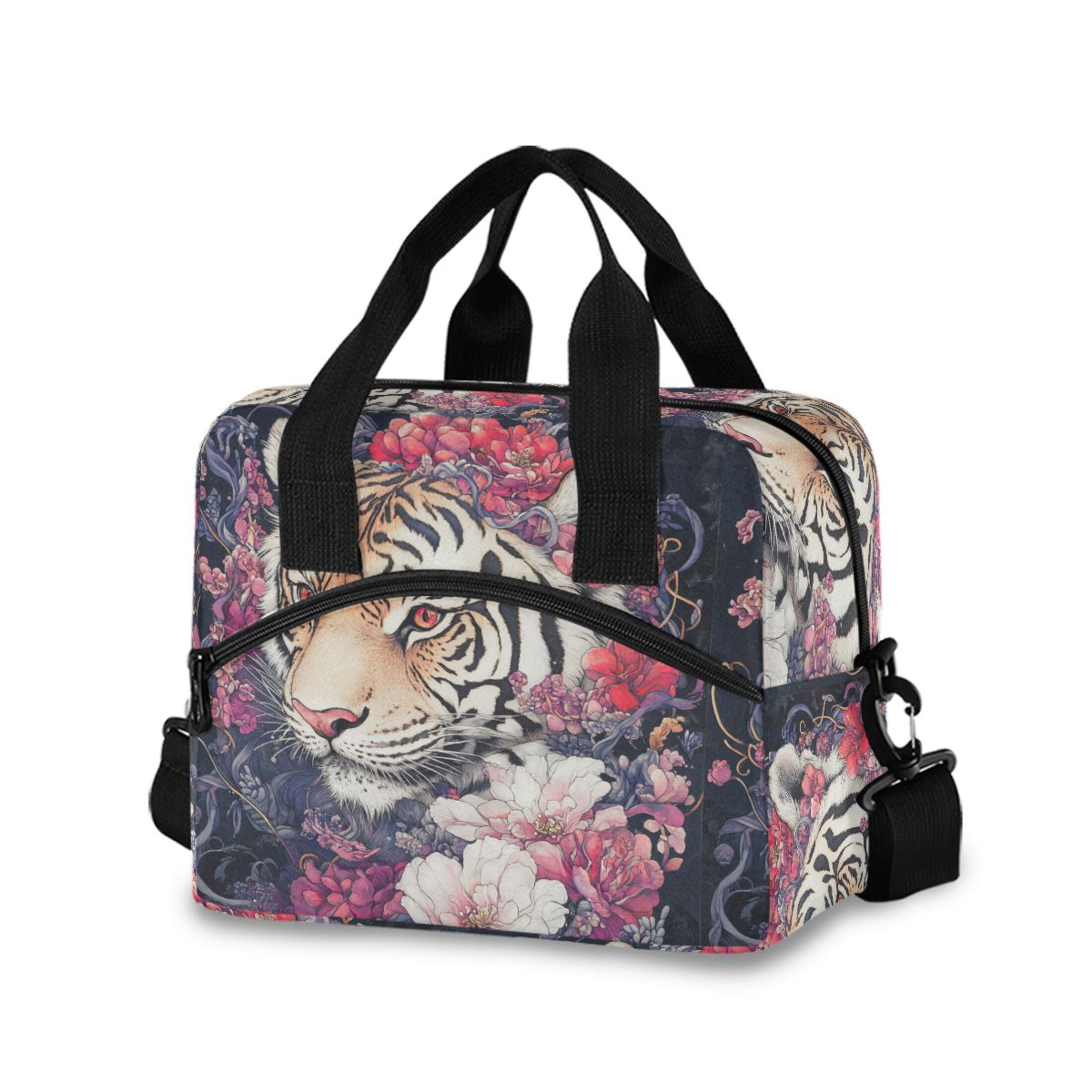 DIXRUYEE Lunch Bag Double Deck Lunch Cooler Box Tote Bag Fashion Regal ...