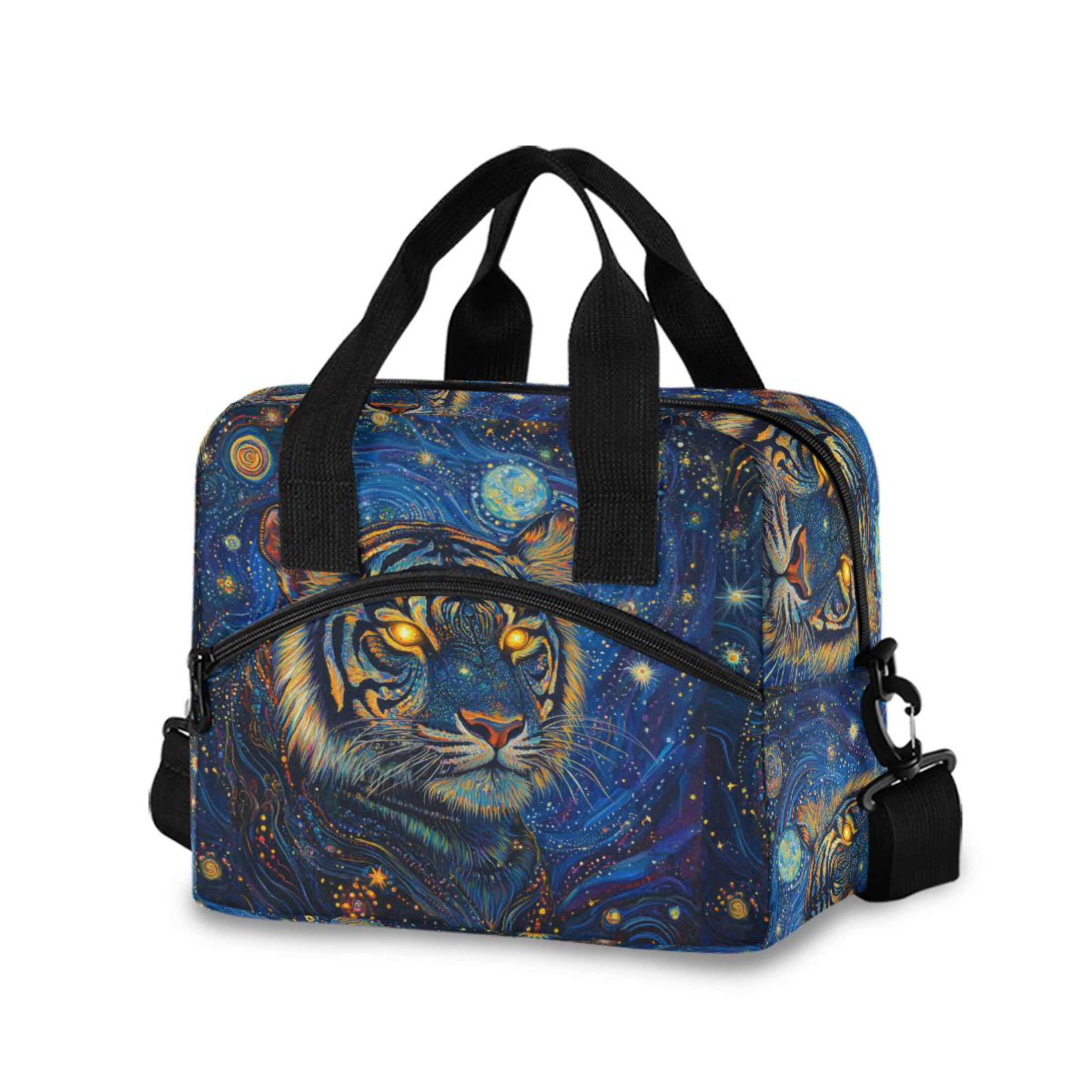 DIXRUYEE Lunch Bag Double Deck Lunch Cooler Box Tote Bag Fashion ...