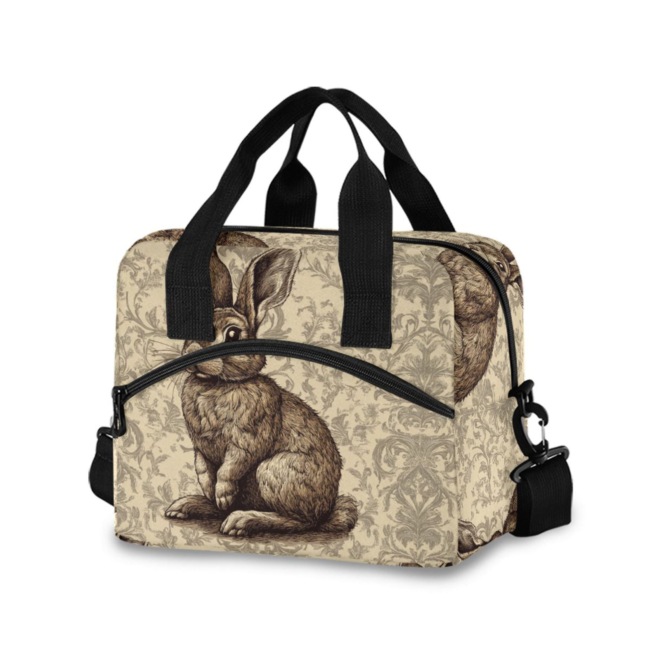 DIXRUYEE Lunch Bag Double Deck Lunch Cooler Box Tote Bag Fashion ...