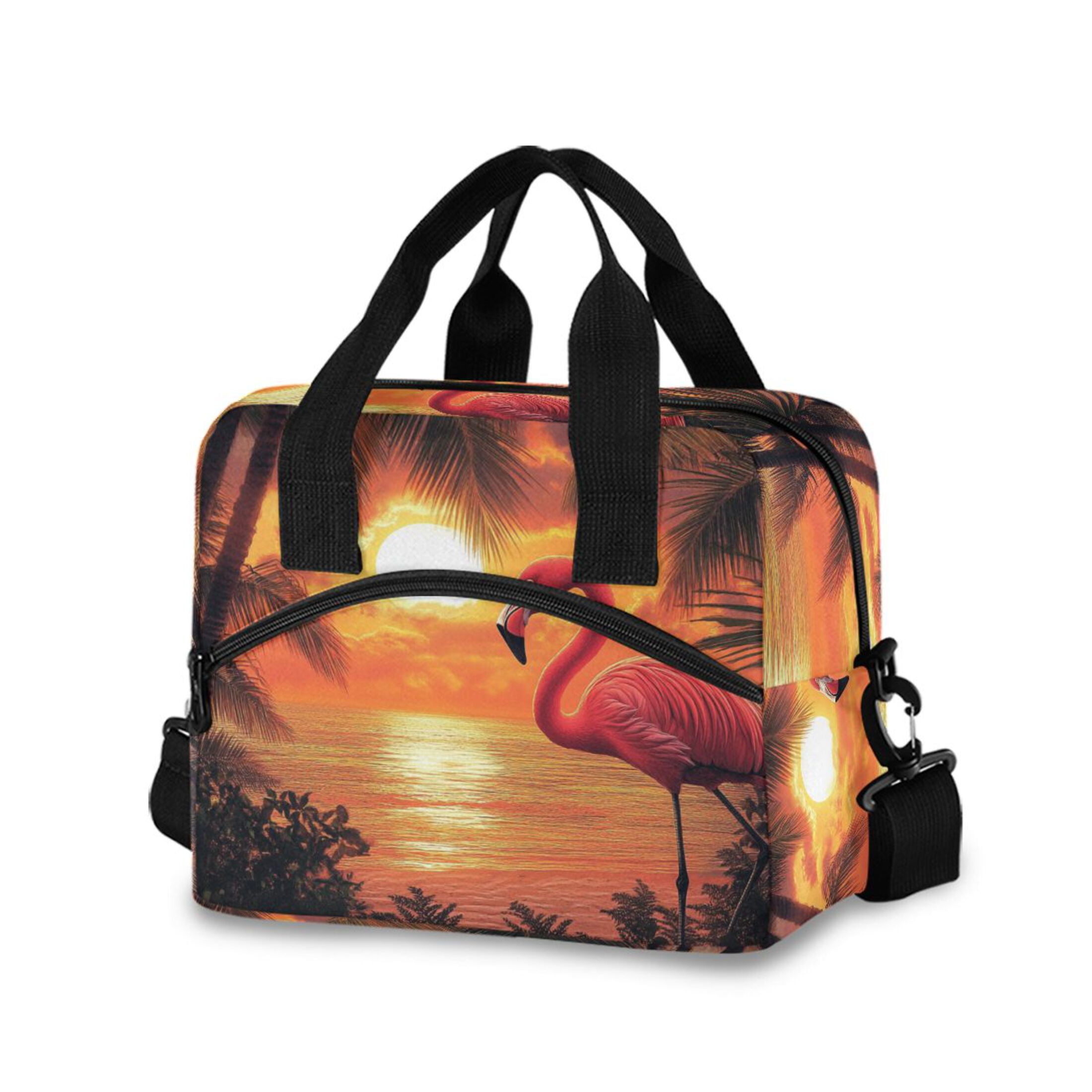 DIXRUYEE Lunch Bag Double Deck Lunch Cooler Box Tote Bag Fashion ...