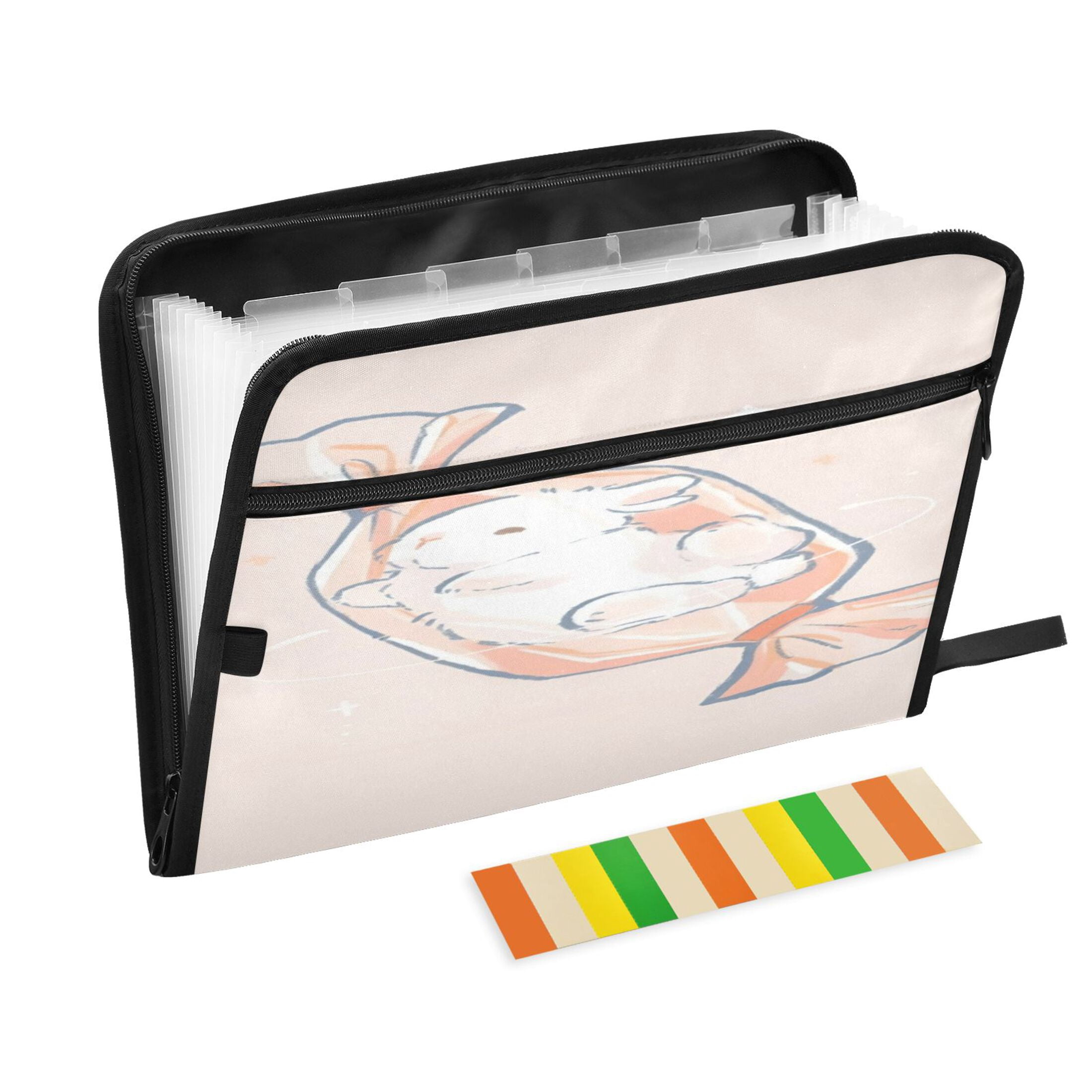 DIXRUYEE Organ Folders Expanding Folder 13 Pocket-Candy-coated Bunny ...
