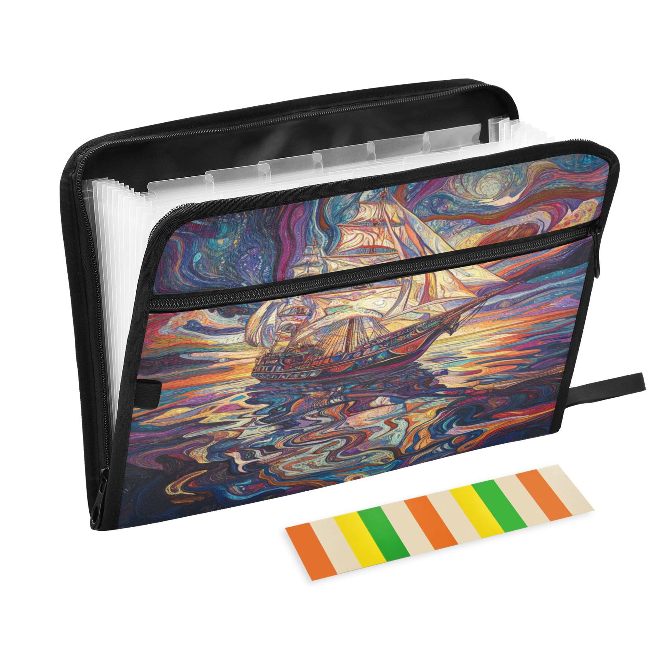 DIXRUYEE Organ Folders Expanding Folder with Color Label 13 Pocket ...