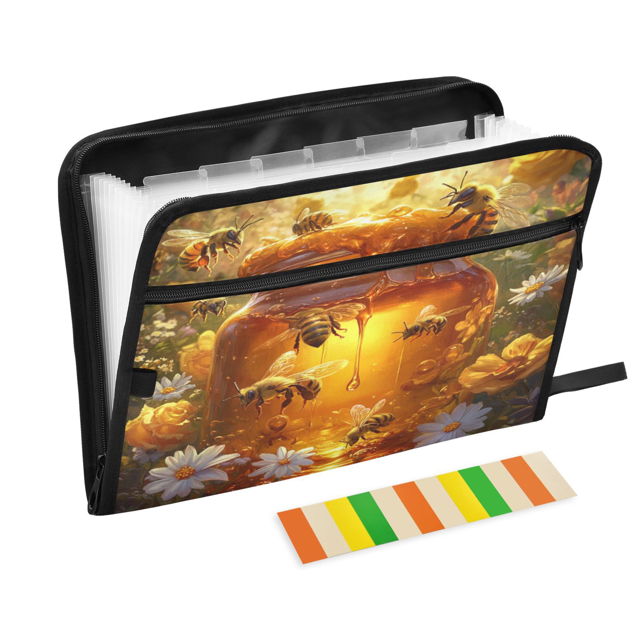 DIXRUYEE Organ Folders Expanding Folder with Color Label 13 Pocket Busy ...