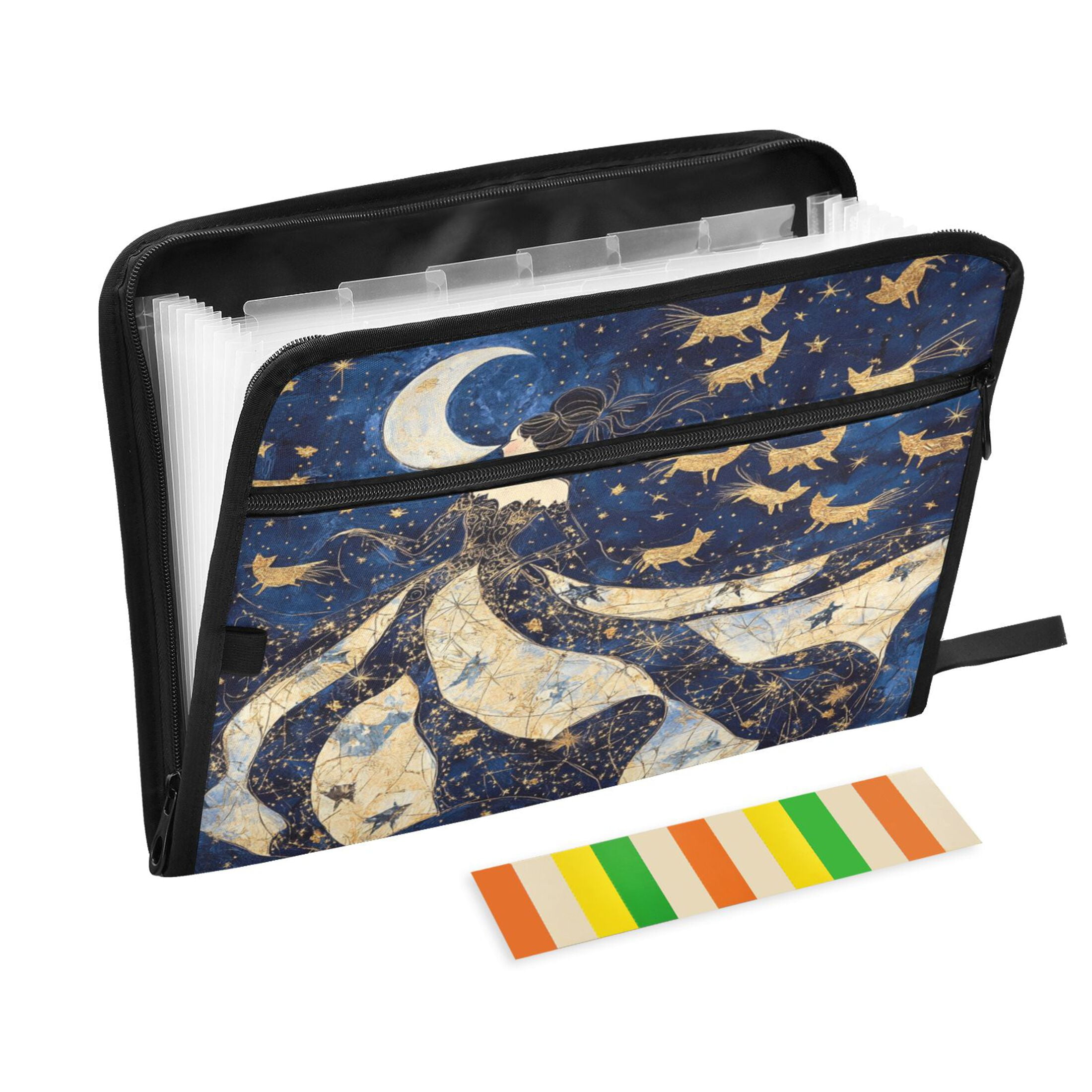 DIXRUYEE Organ Folders Expanding Folder with Color Label 13 Pocket ...