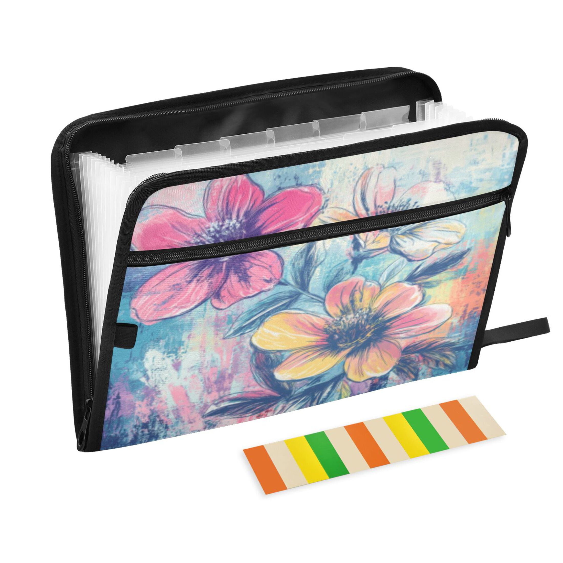 DIXRUYEE Organ Folders Expanding Folder with Color Label 13 Pocket ...