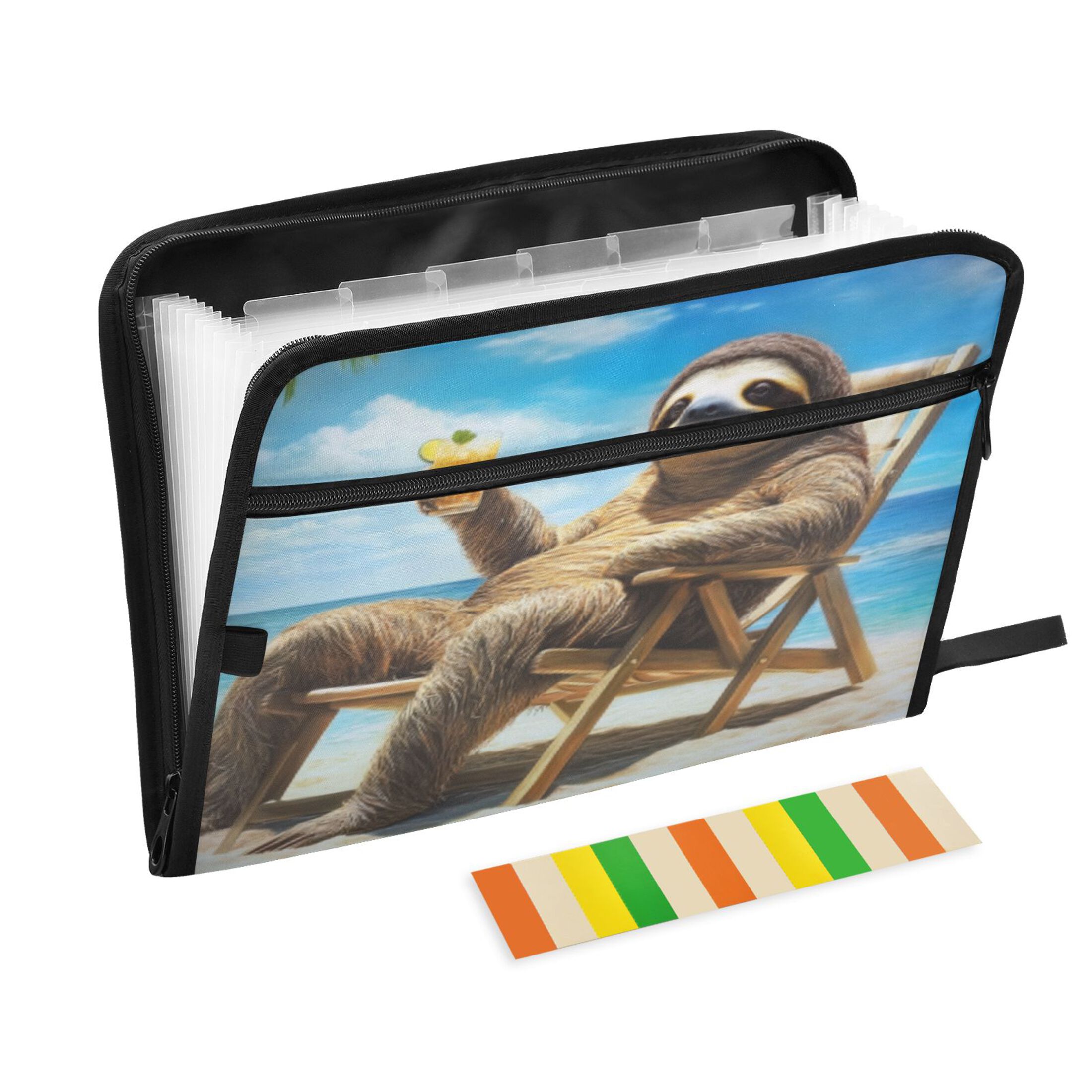 DIXRUYEE Organ Folders Expanding Folder with Color Label 13 Pocket ...