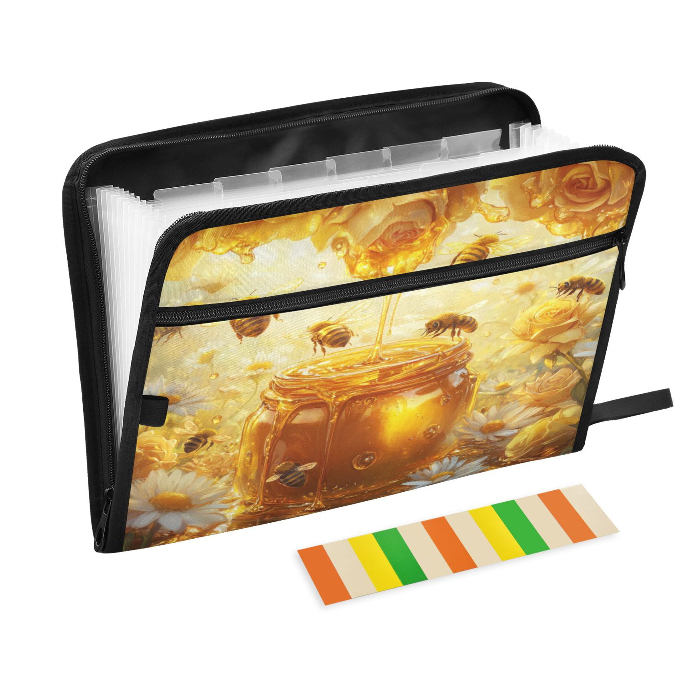 DIXRUYEE Organ Folders Expanding Folder with Color Label 13 Pocket Cute ...