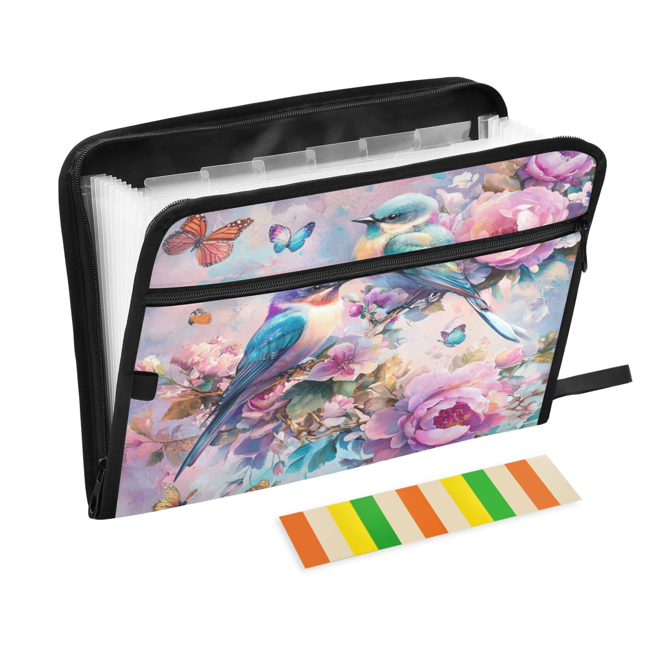 DIXRUYEE Organ Folders Expanding Folder with Color Label 13 Pocket Cute ...