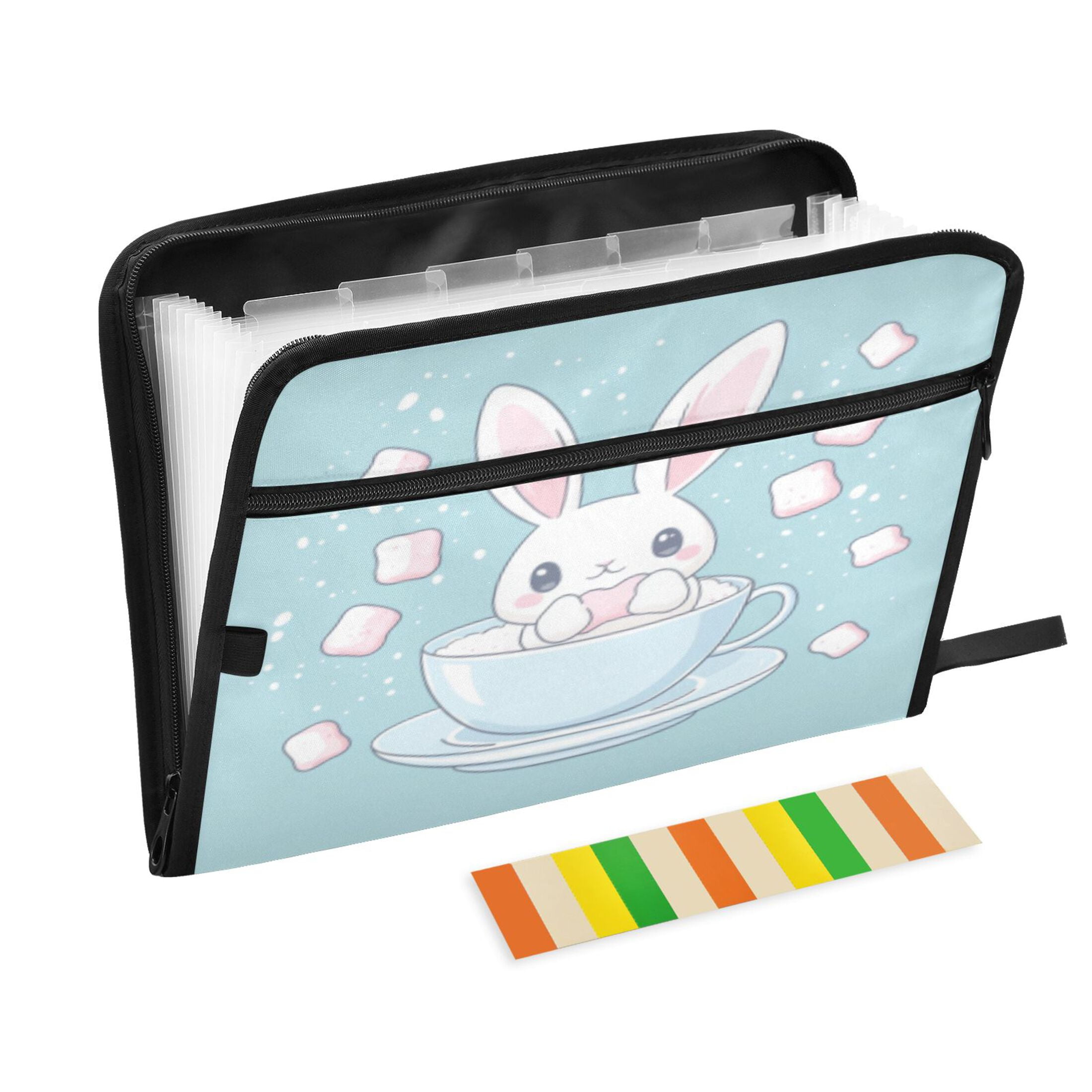 DIXRUYEE Organ Folders Expanding Folder with Color Label 13 Pocket Cute ...
