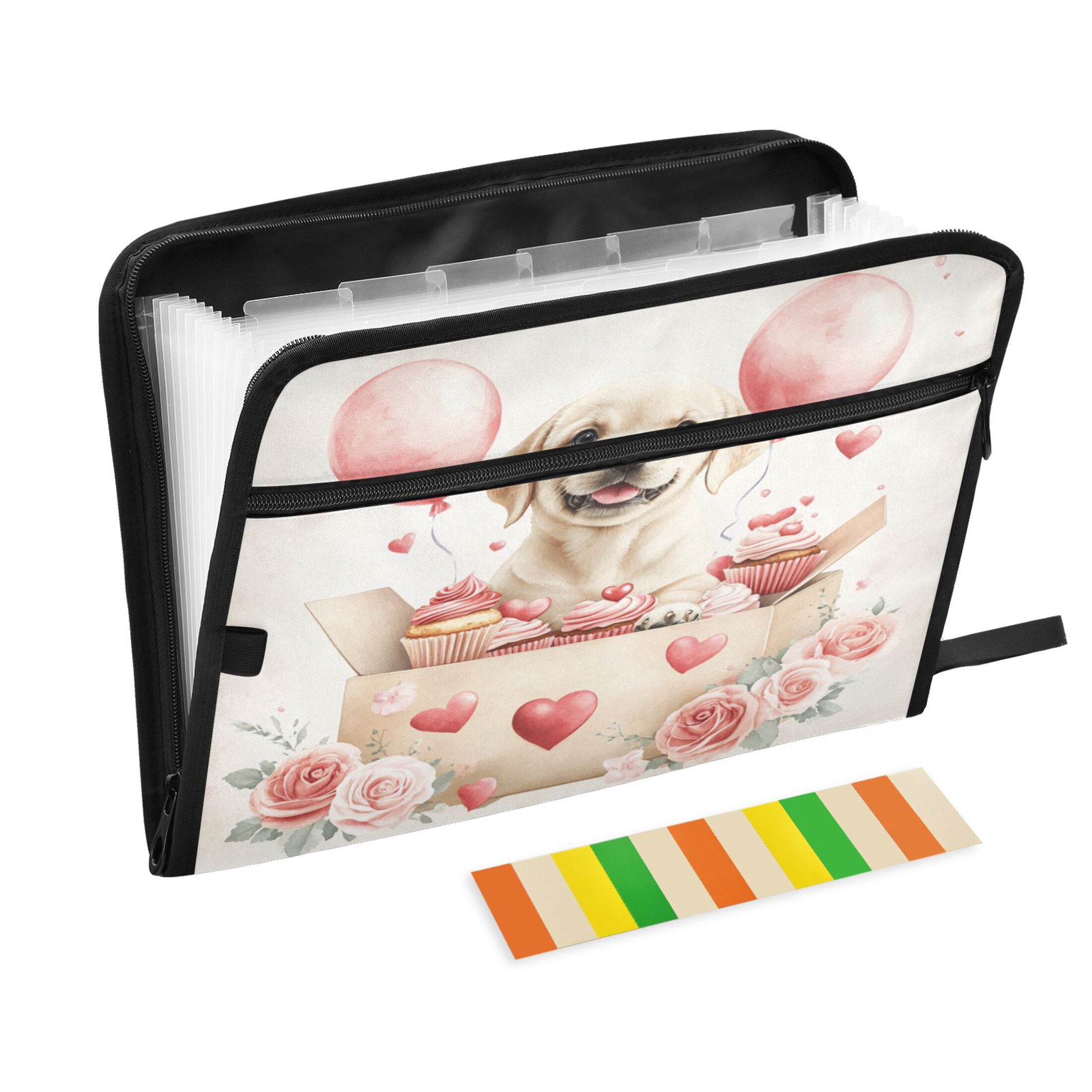 DIXRUYEE Organ Folders Expanding Folder with Color Label 13 Pocket Cute ...