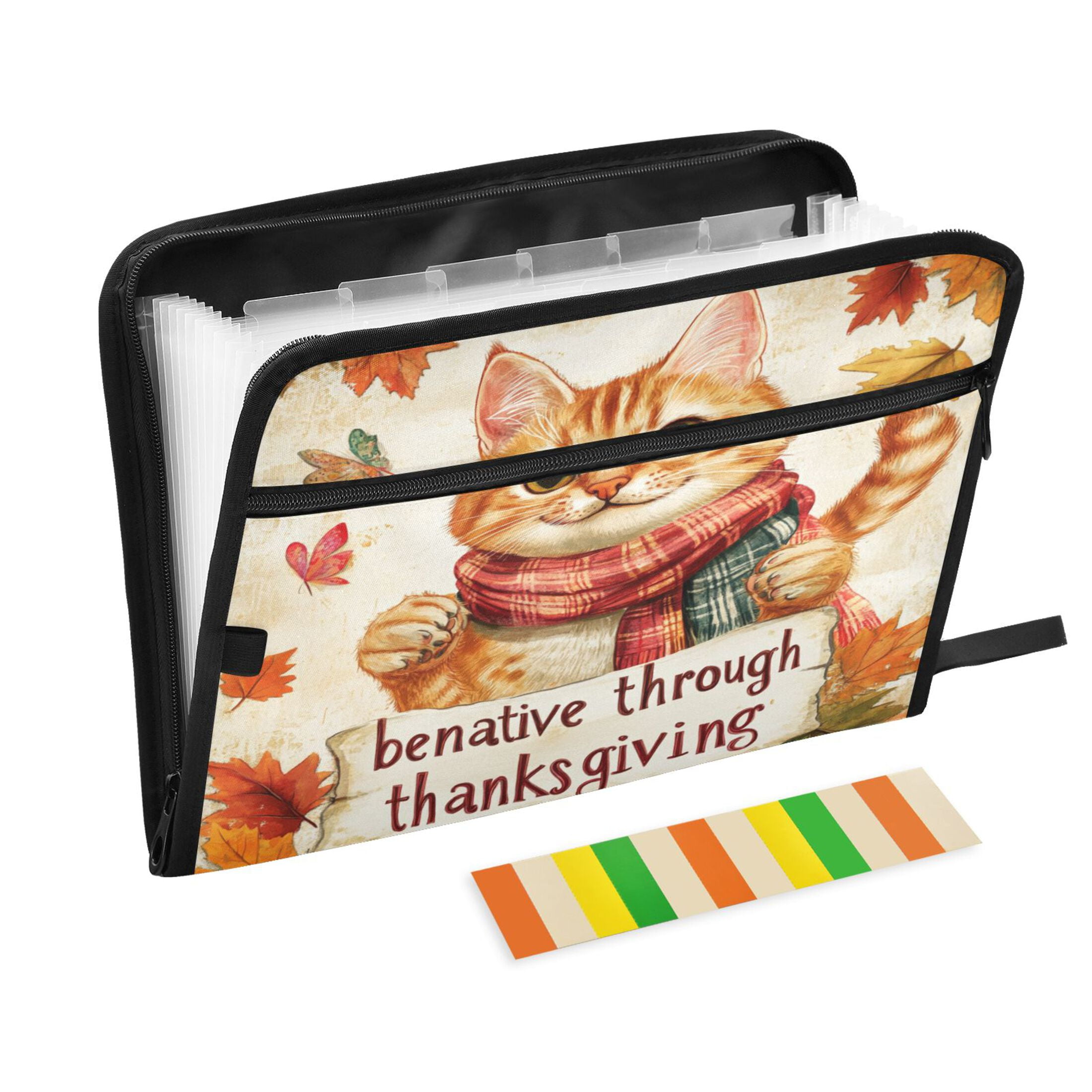 DIXRUYEE Organ Folders Expanding Folder with Color Label 13 Pocket Cute ...