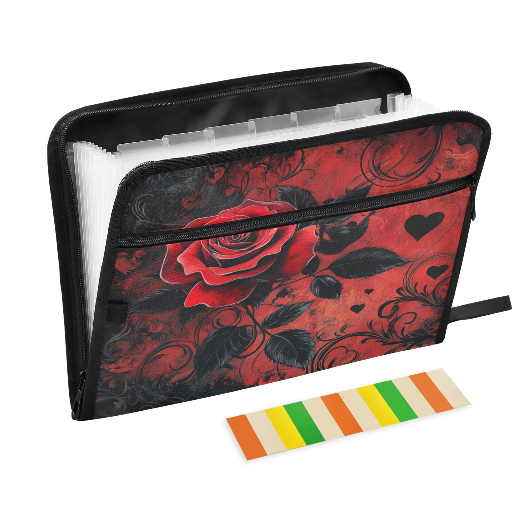 DIXRUYEE Organ Folders Expanding Folder with Color Label 13 Pocket Deep ...