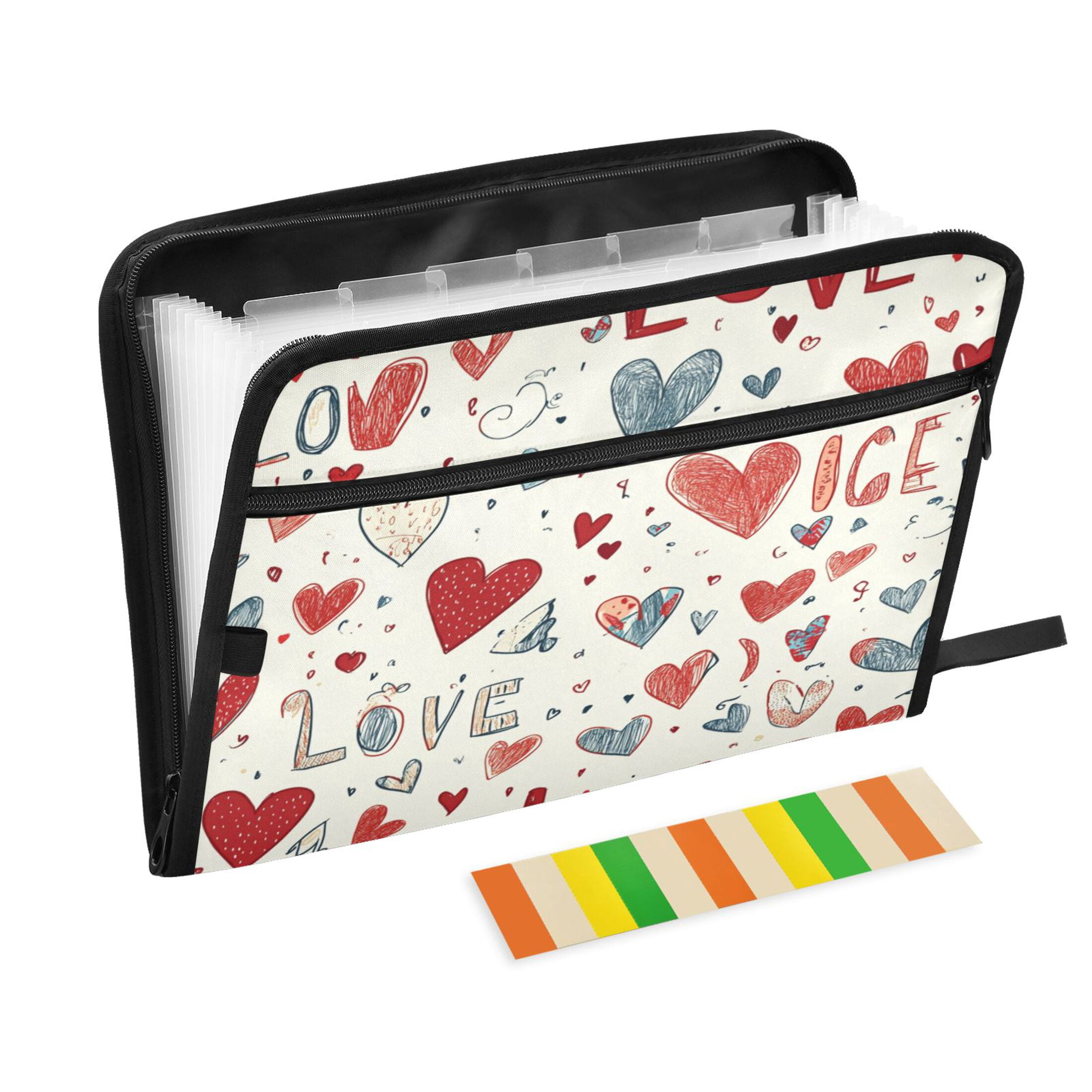 DIXRUYEE Organ Folders Expanding Folder with Color Label 13 Pocket ...