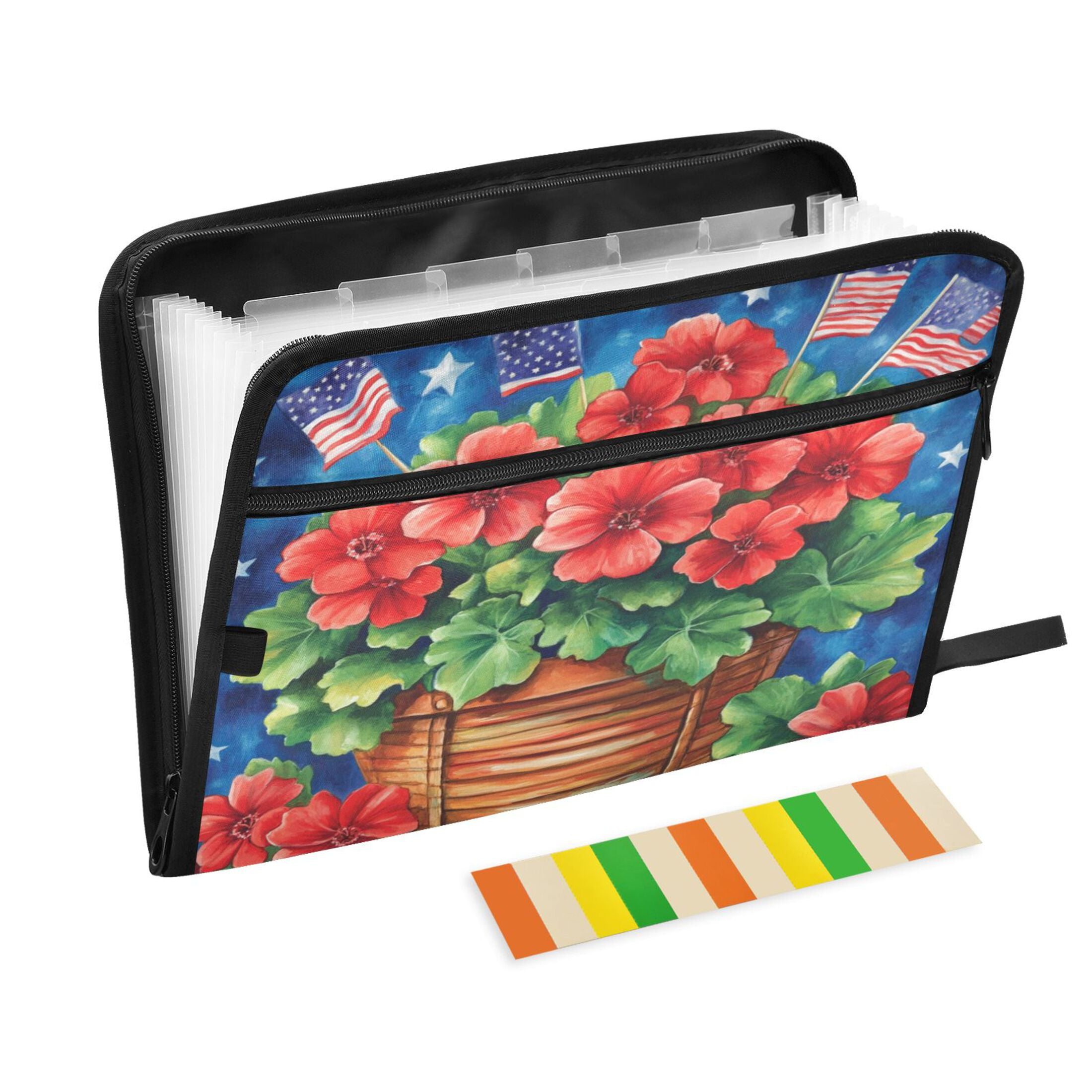 DIXRUYEE Organ Folders Expanding Folder with Color Label 13 Pocket ...
