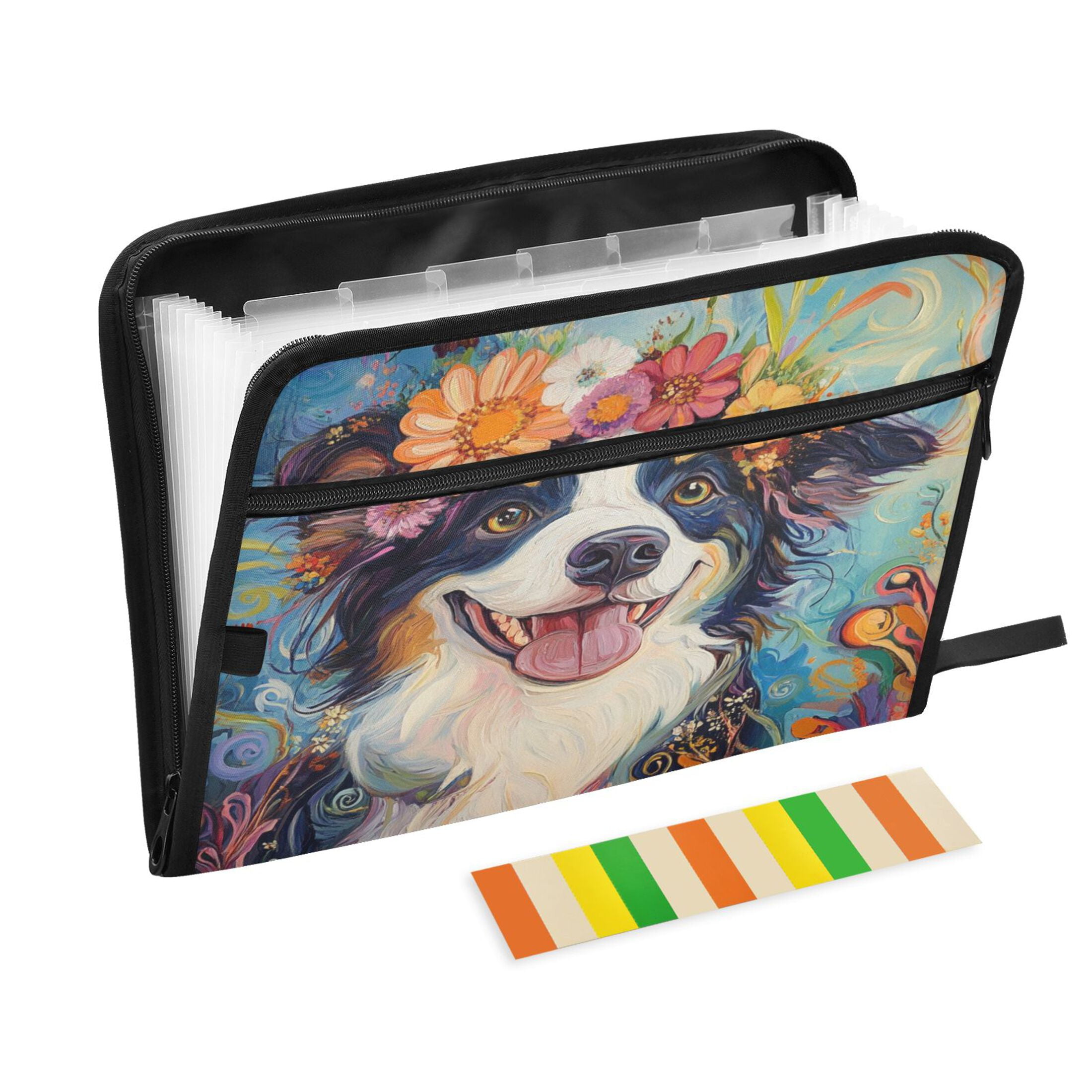 DIXRUYEE Organ Folders Expanding Folder with Color Label 13 Pocket Fun ...