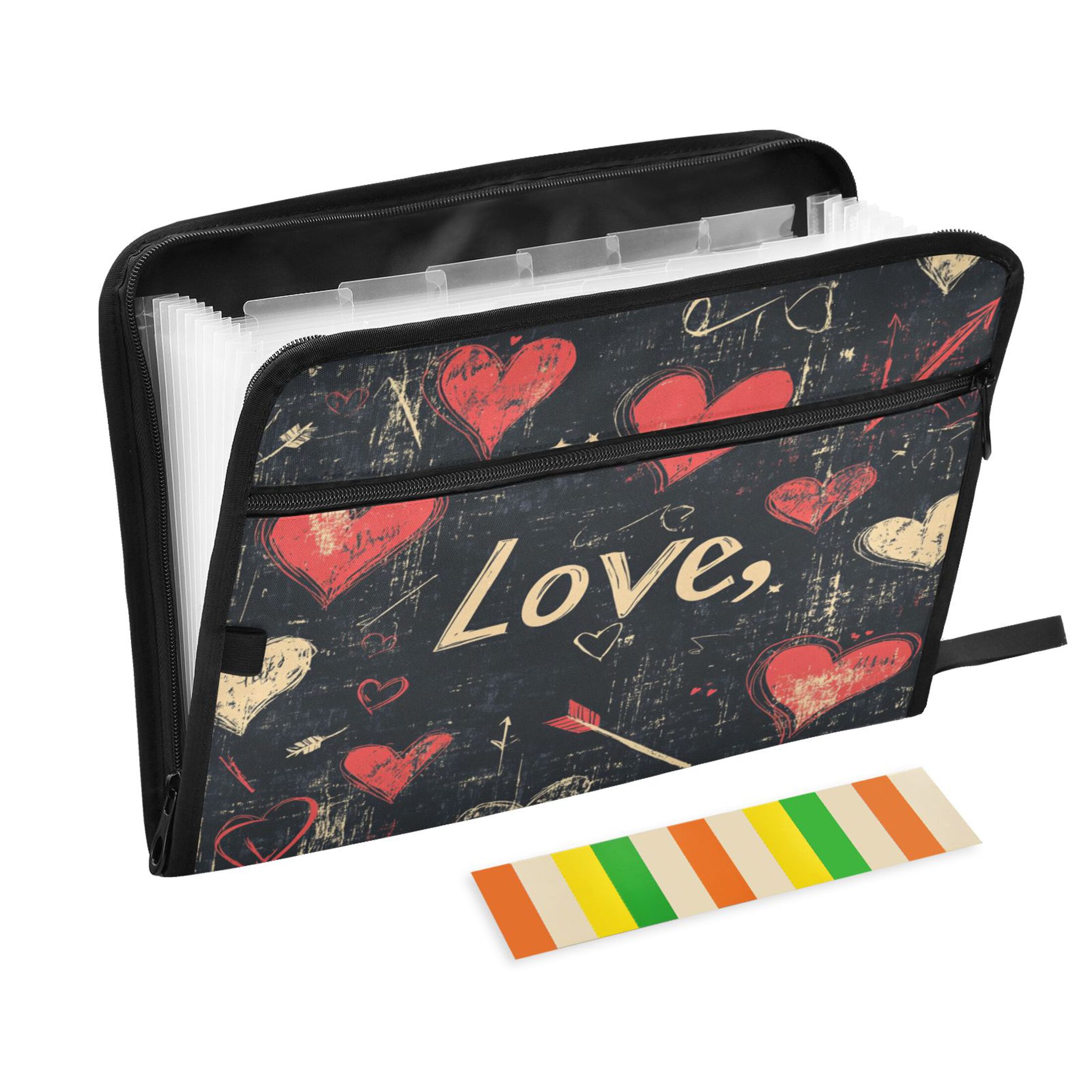 DIXRUYEE Organ Folders Expanding Folder with Color Label 13 Pocket ...