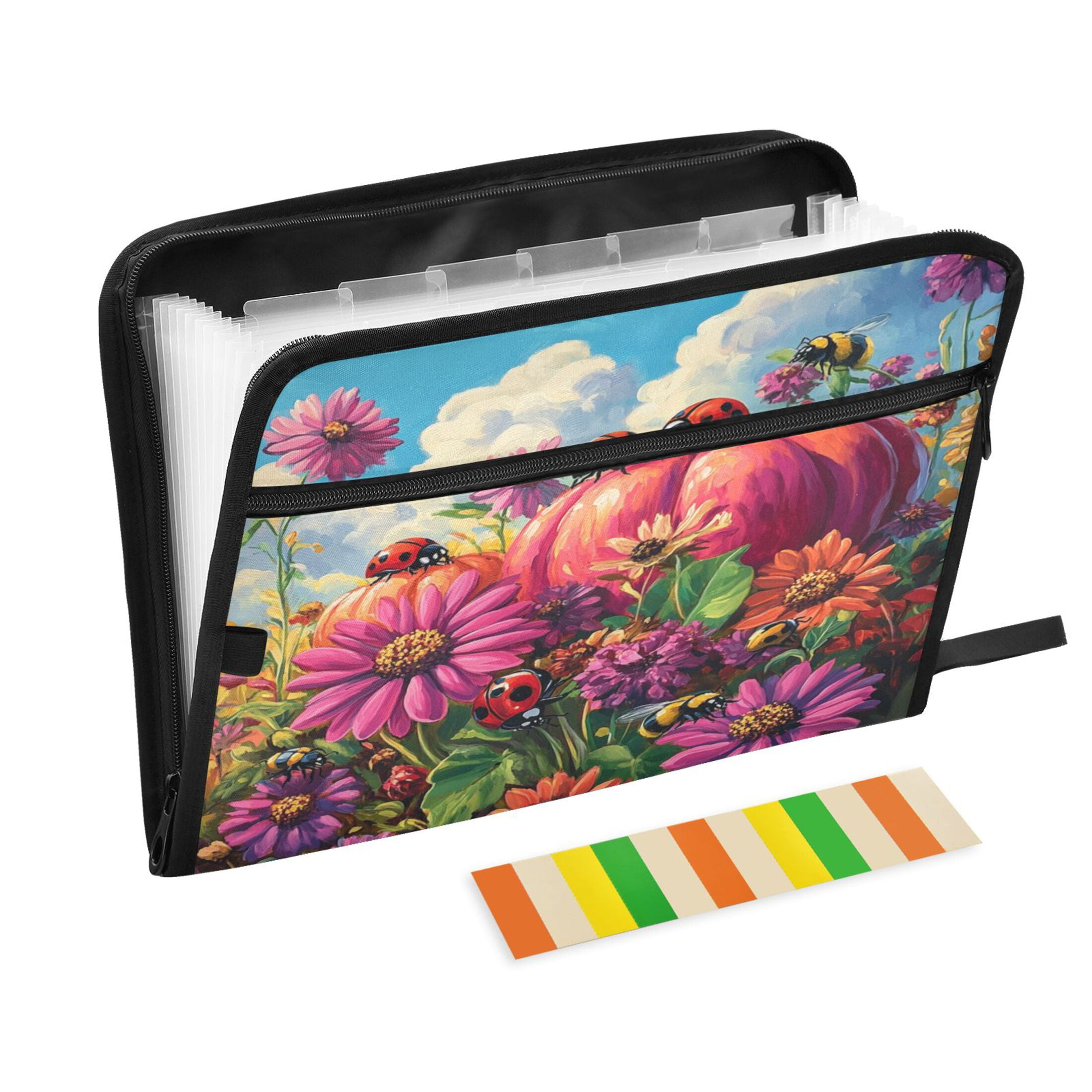 DIXRUYEE Organ Folders Expanding Folder with Color Label 13 Pocket ...