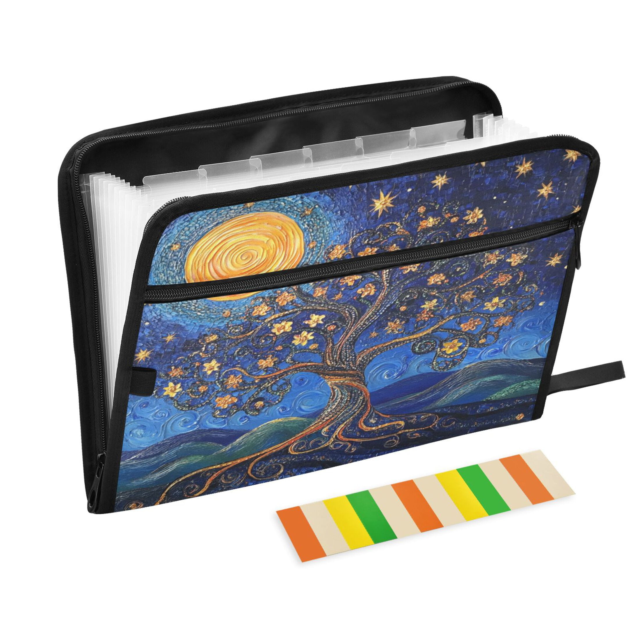 DIXRUYEE Organ Folders Expanding Folder with Color Label 13 Pocket ...