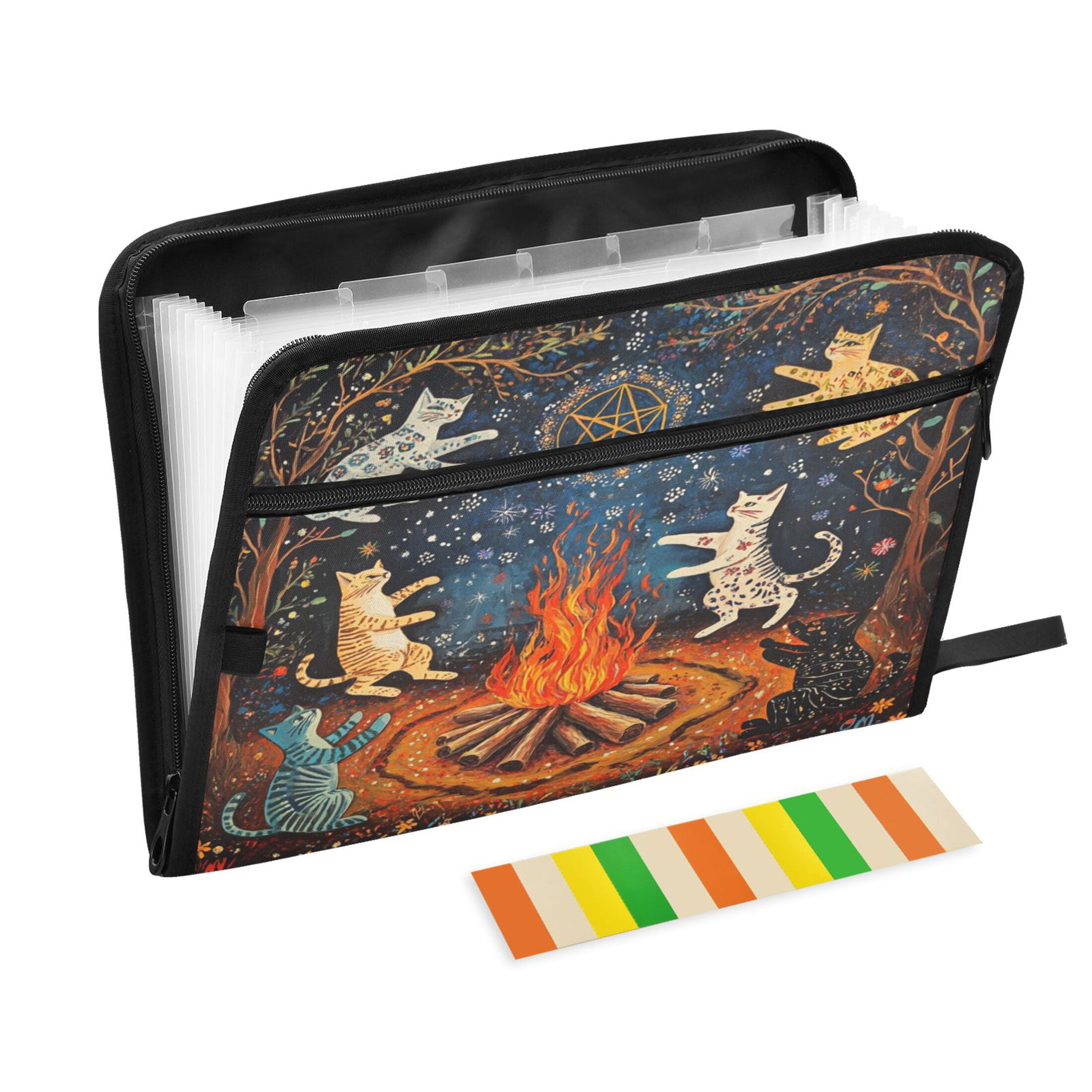 DIXRUYEE Organ Folders Expanding Folder with Color Label 13 Pocket ...