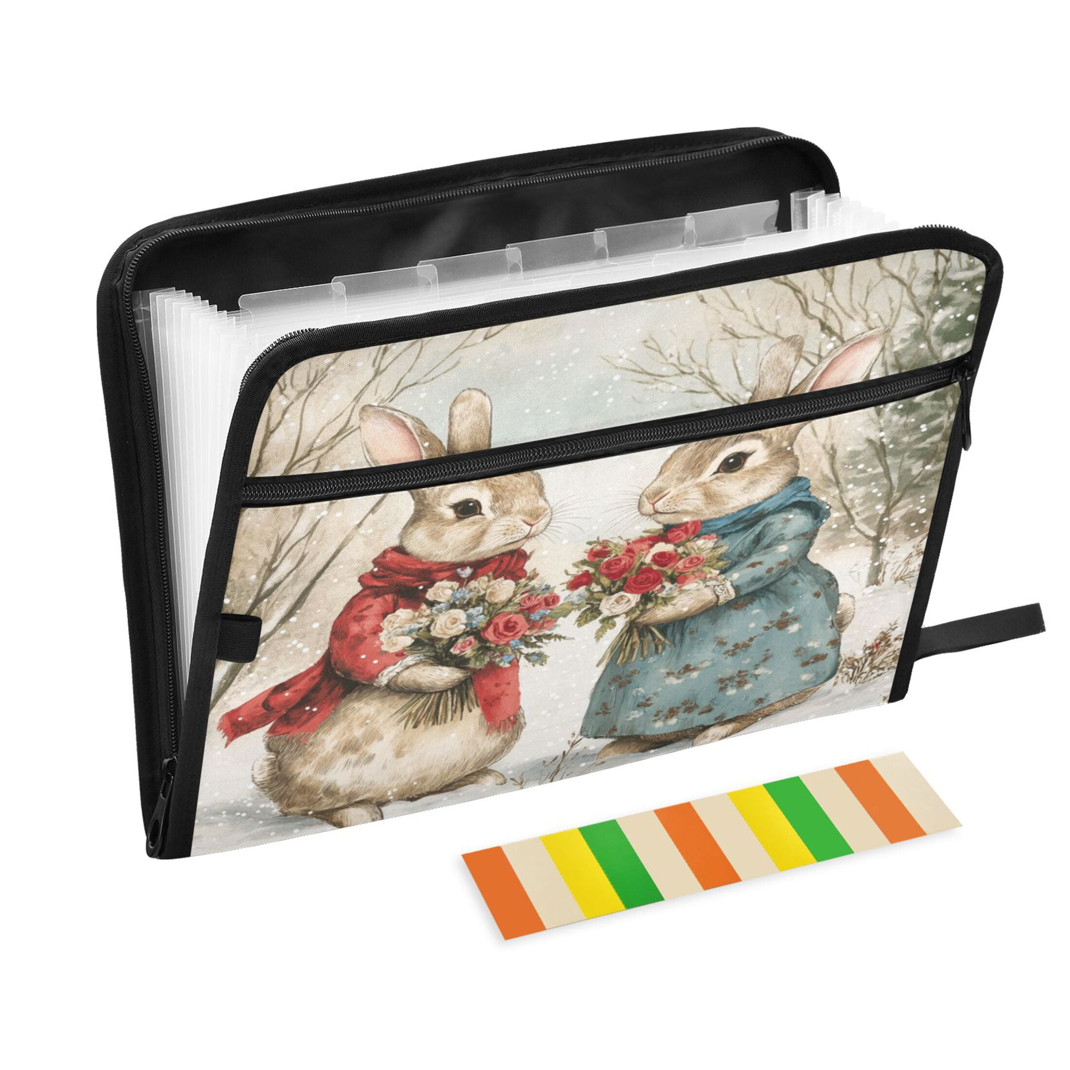 DIXRUYEE Organ Folders Expanding Folder with Color Label 13 Pocket ...