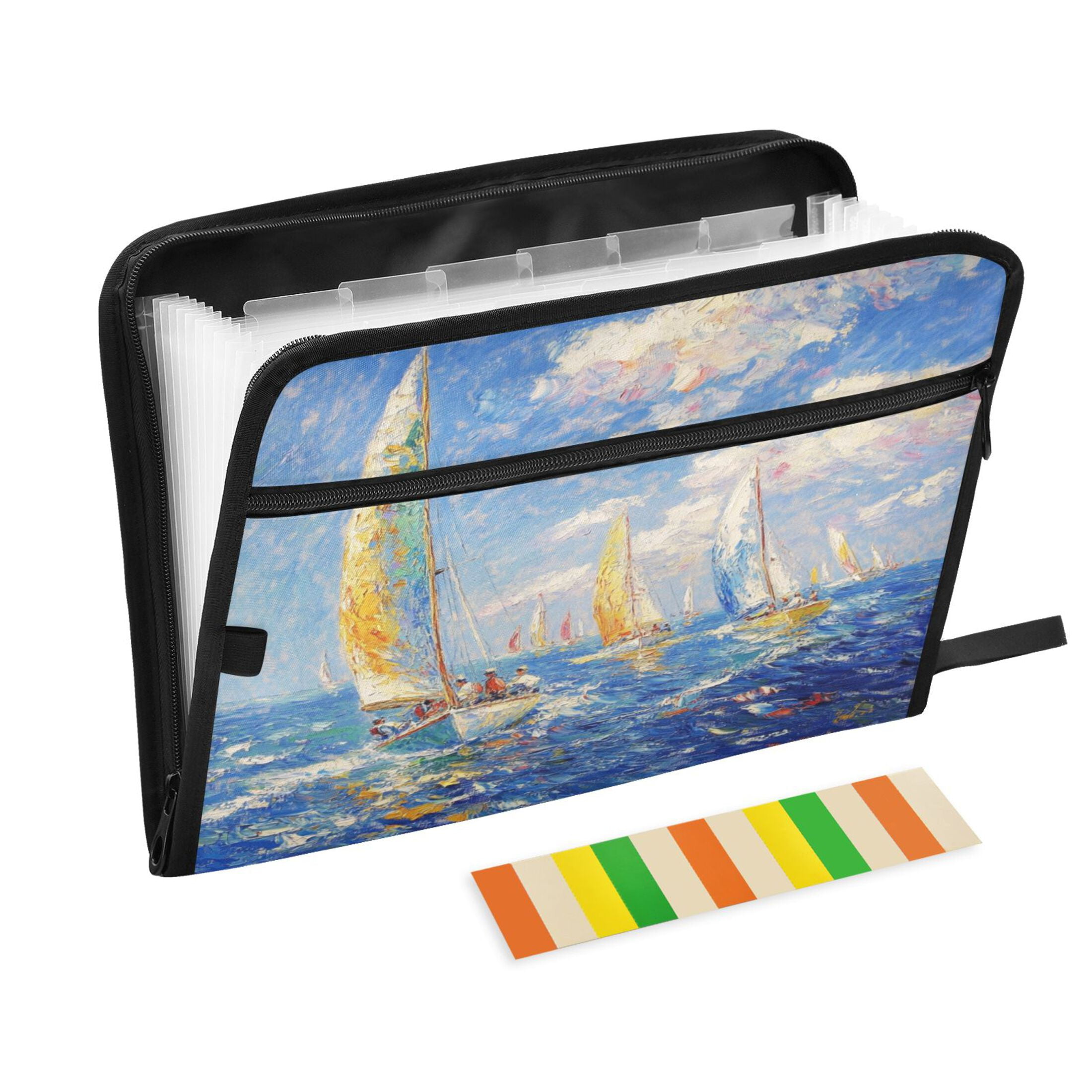 DIXRUYEE Organ Folders Expanding Folder with Color Label 13 Pocket ...