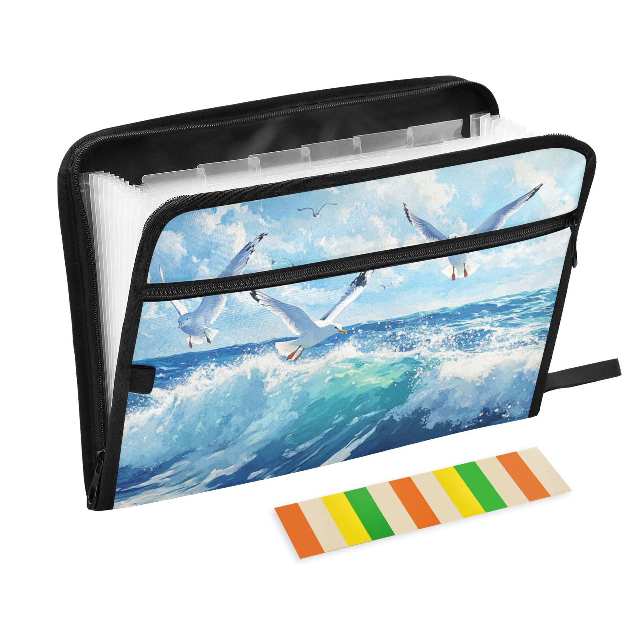 DIXRUYEE Organ Folders Expanding Folder with Color Label 13 Pocket ...