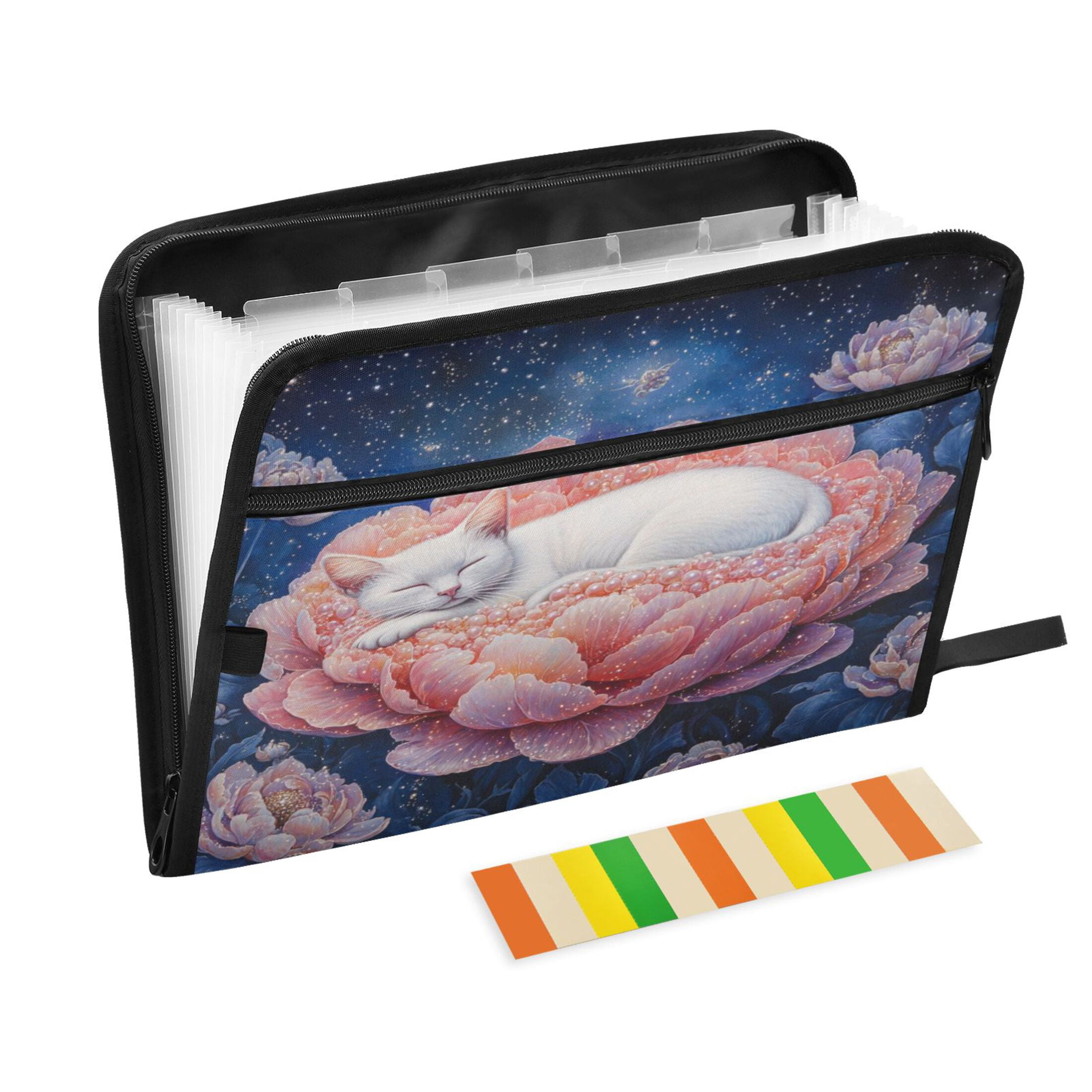 DIXRUYEE Organ Folders Expanding Folder with Color Label 13 Pocket ...