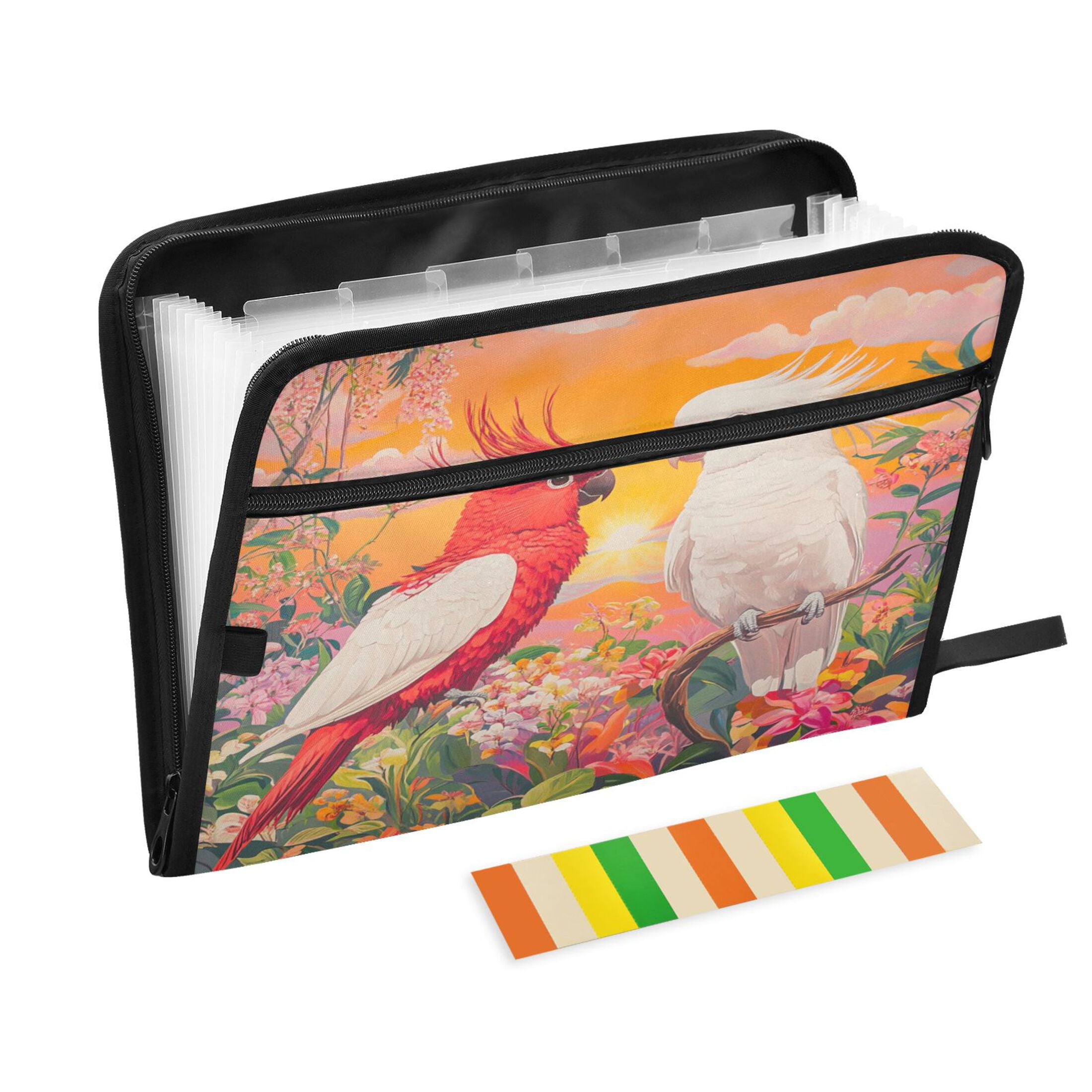 DIXRUYEE Organ Folders Expanding Folder with Color Label 13 Pocket ...