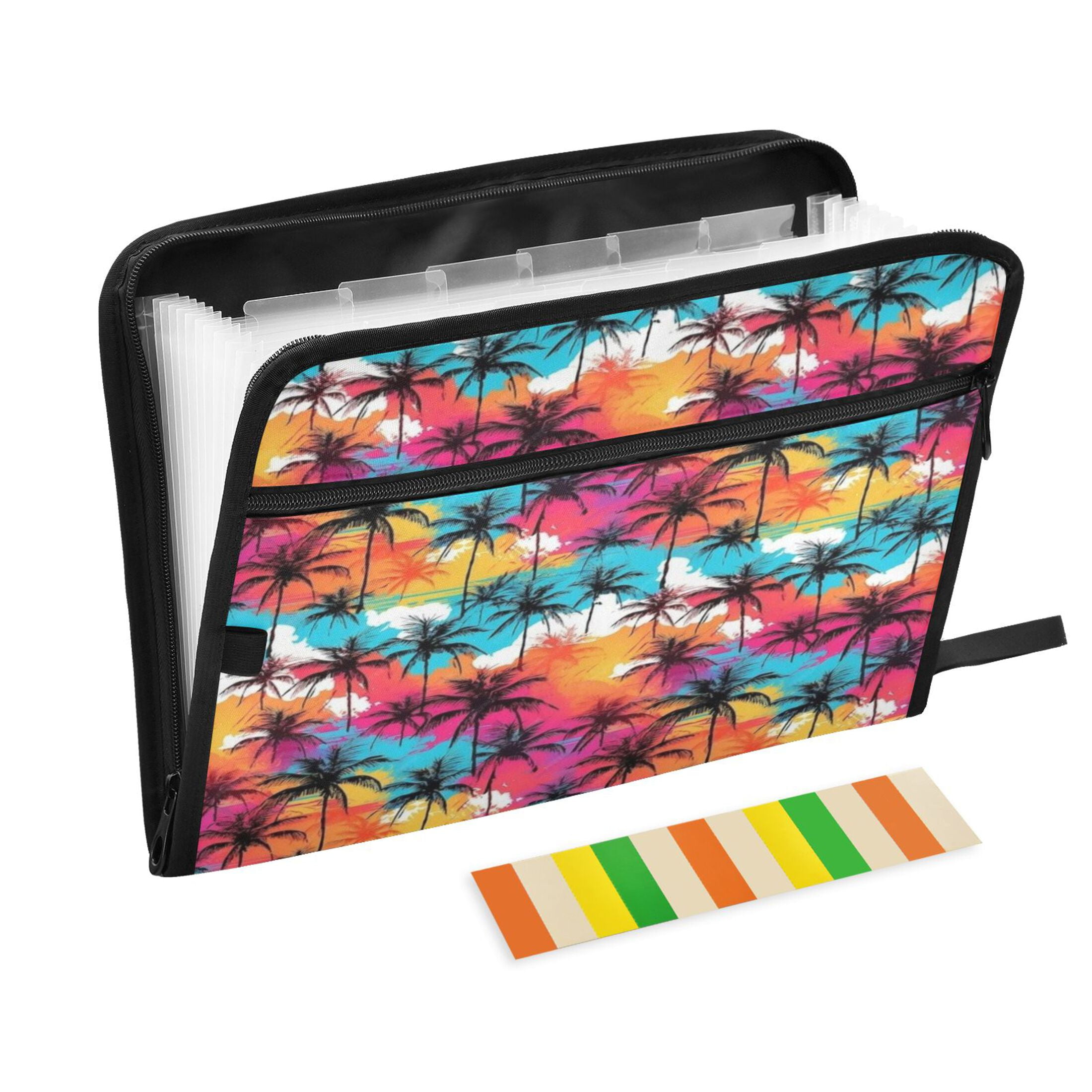 DIXRUYEE Organ Folders Expanding Folder with Color Label 13 Pocket ...