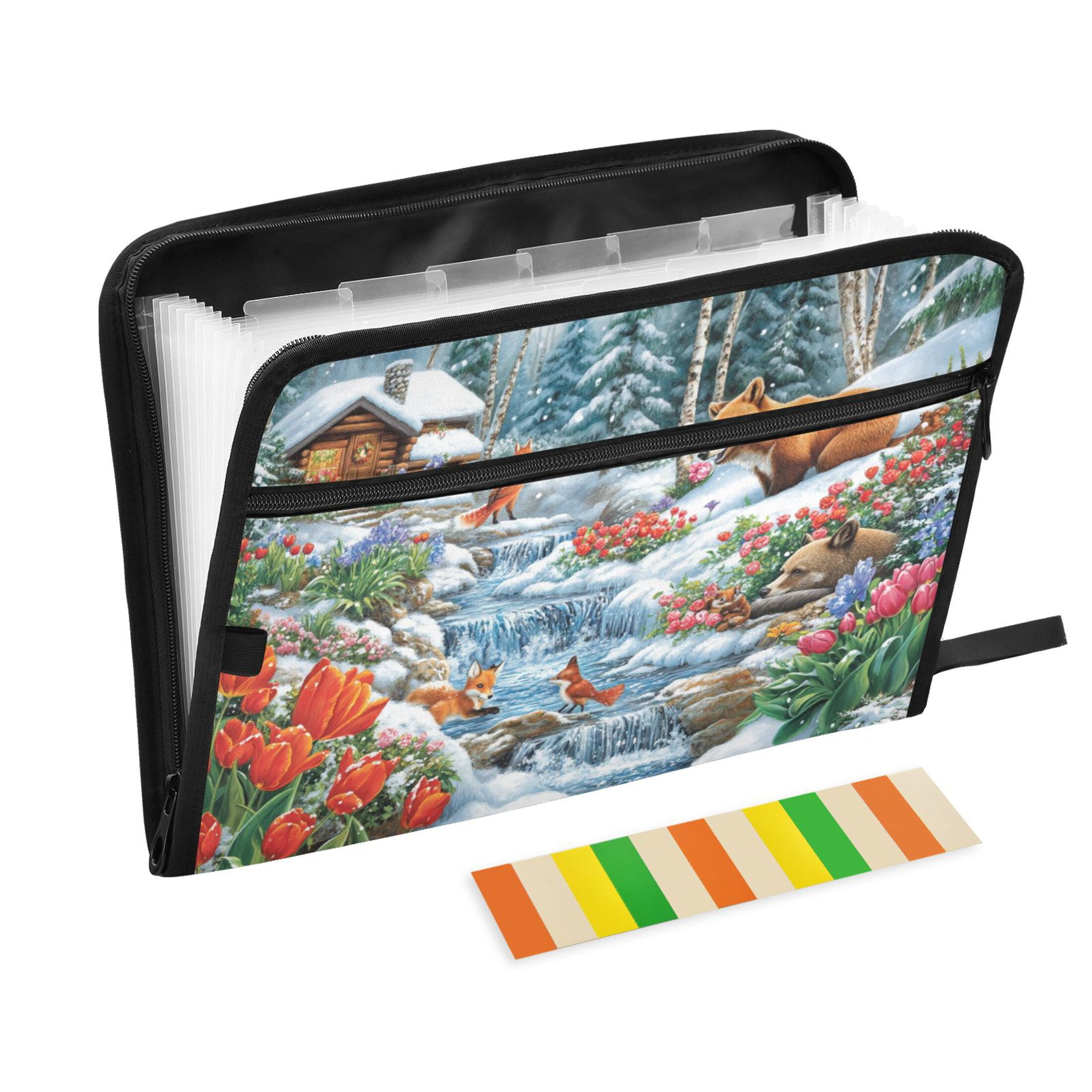 DIXRUYEE Organ Folders Expanding Folder with Color Label 13 Pocket ...