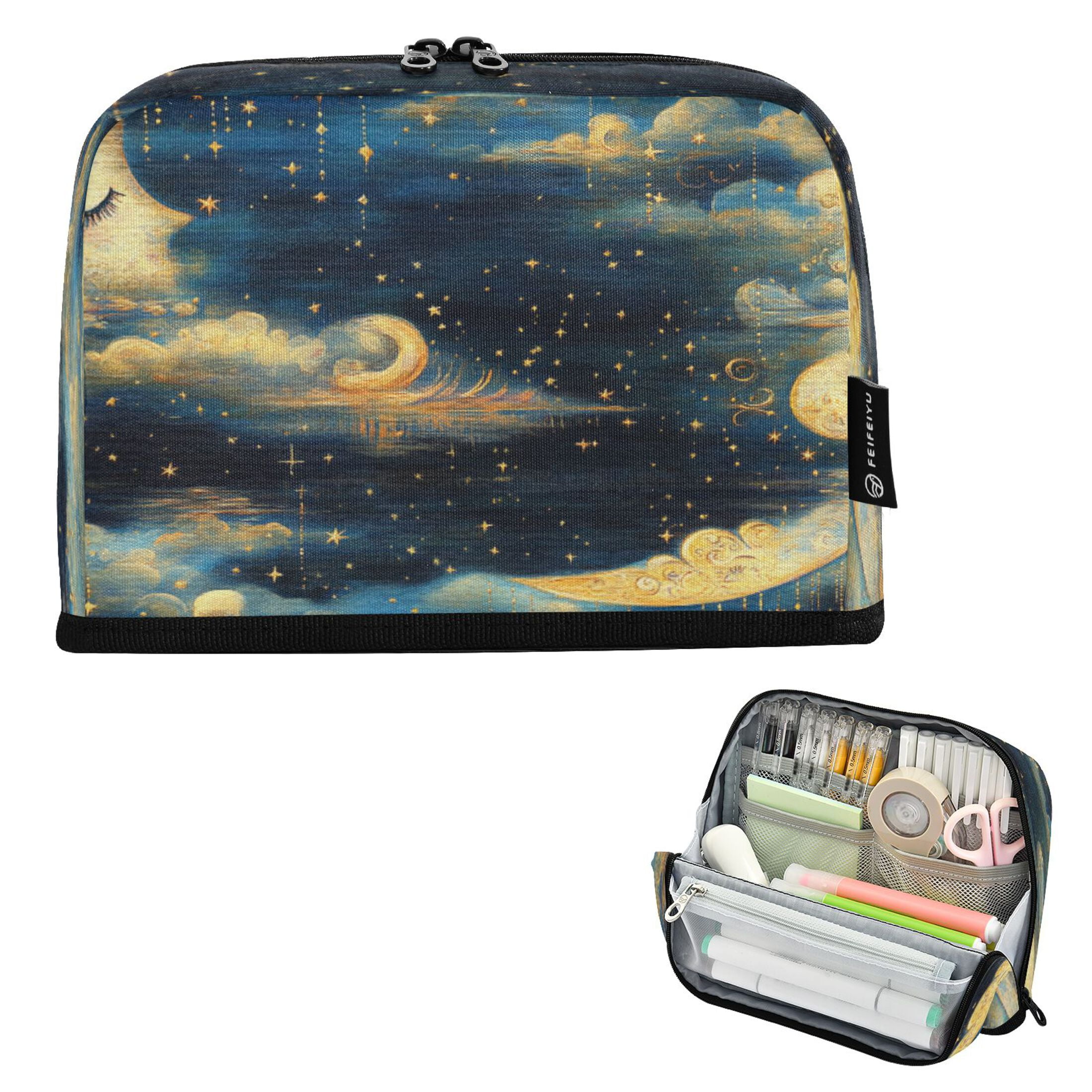 DIXRUYEE Pencil Case Large Capacity Pencil Bag simple Celestial Dreams Pattern - Walmart.com