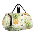 DIXRUYEE Pineapple Butterfly Pattern Scale Duffel Bag With Ventilated ...