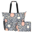 DIXRUYEE Large Water-Resistant Tote Bag with Wet Pocket & Matching ...