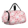 DIXRUYEE Rabbit Heart Pattern Scale Duffel Bag With Ventilated Shoe ...