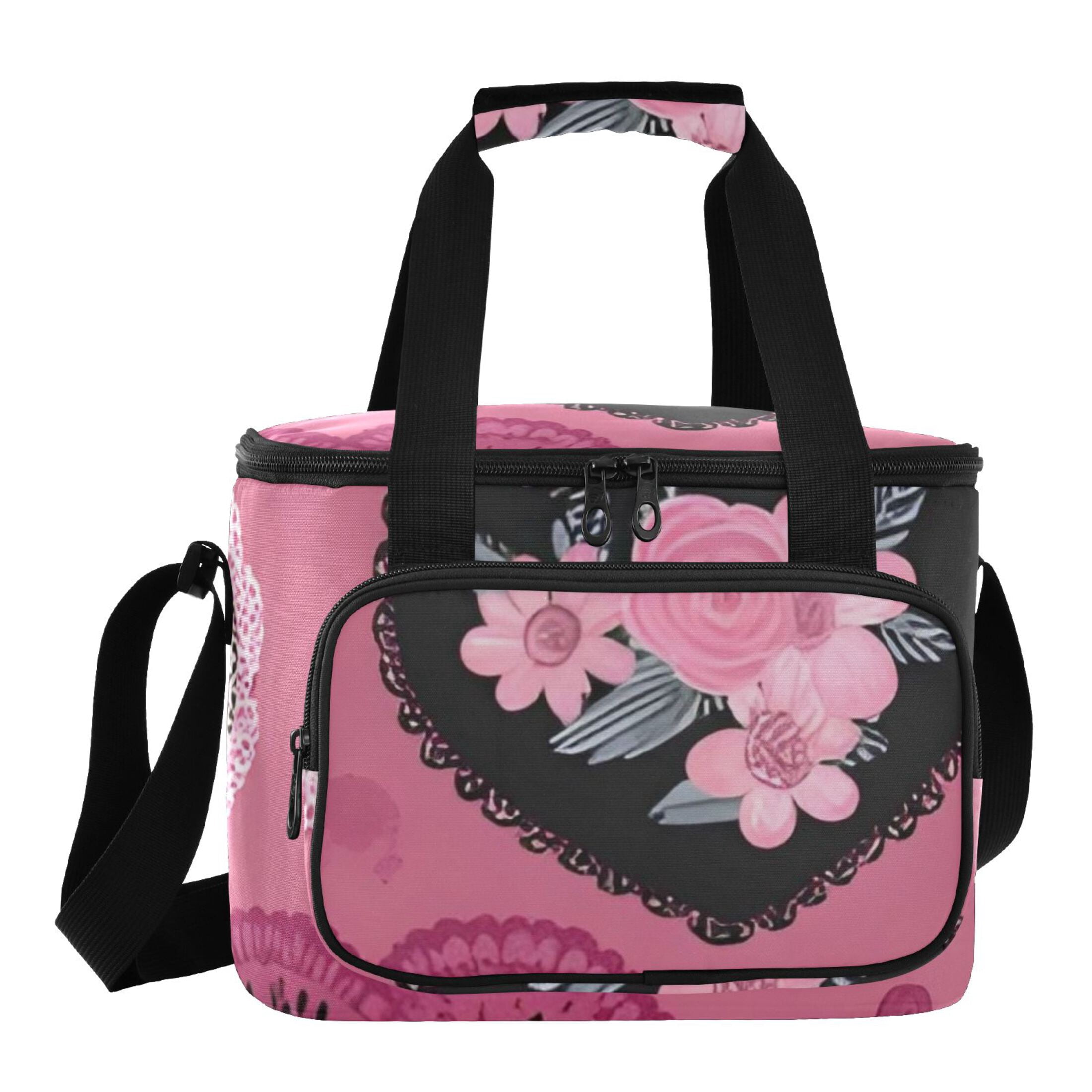 DIXRUYEE Romantic Gothic Heart Cooler BagWaterproof 600D Oxford Cloth ...