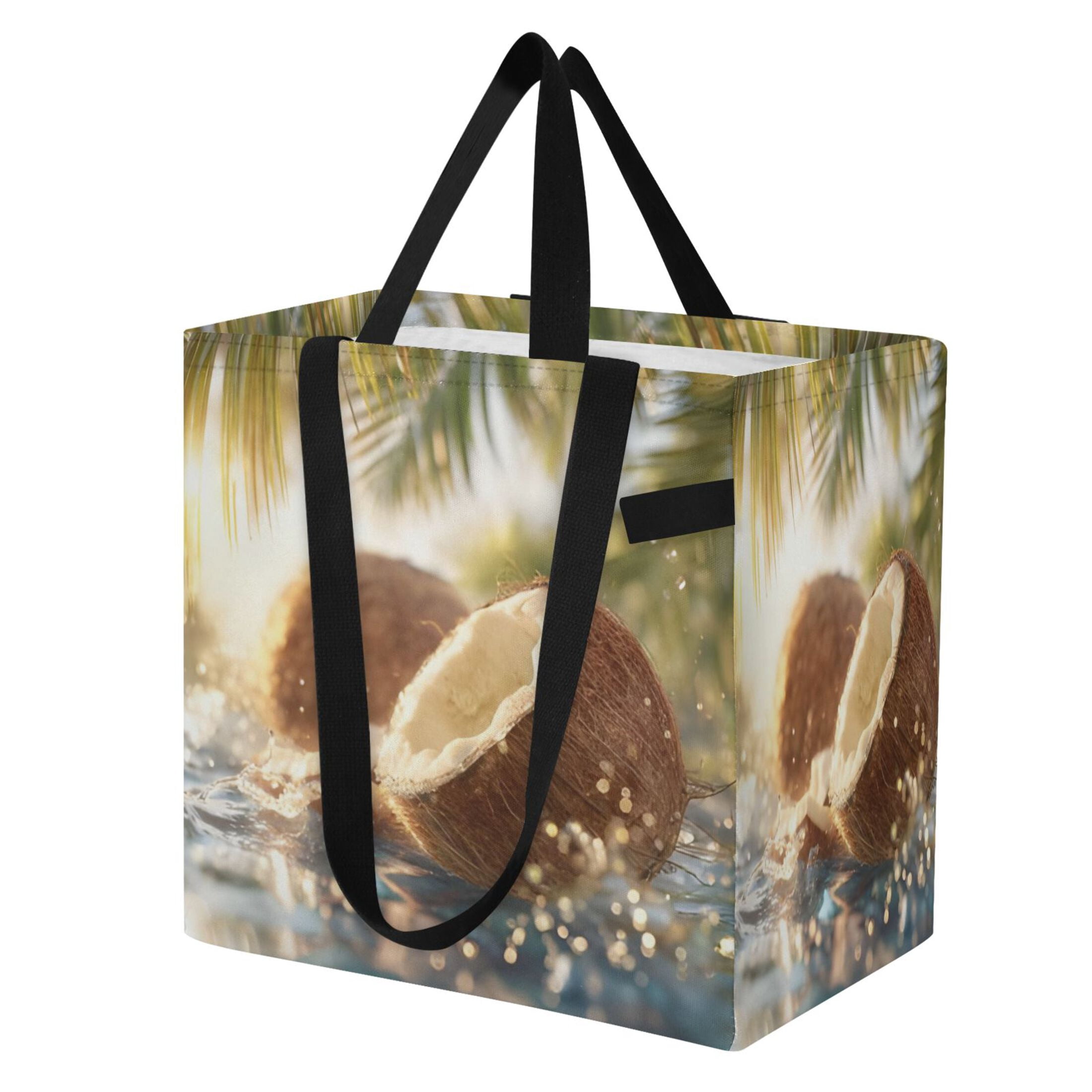 DIXRUYEE Shoulderbag Canvas Tote Multi-Use Bag In Sunlit Coconut Splash ...