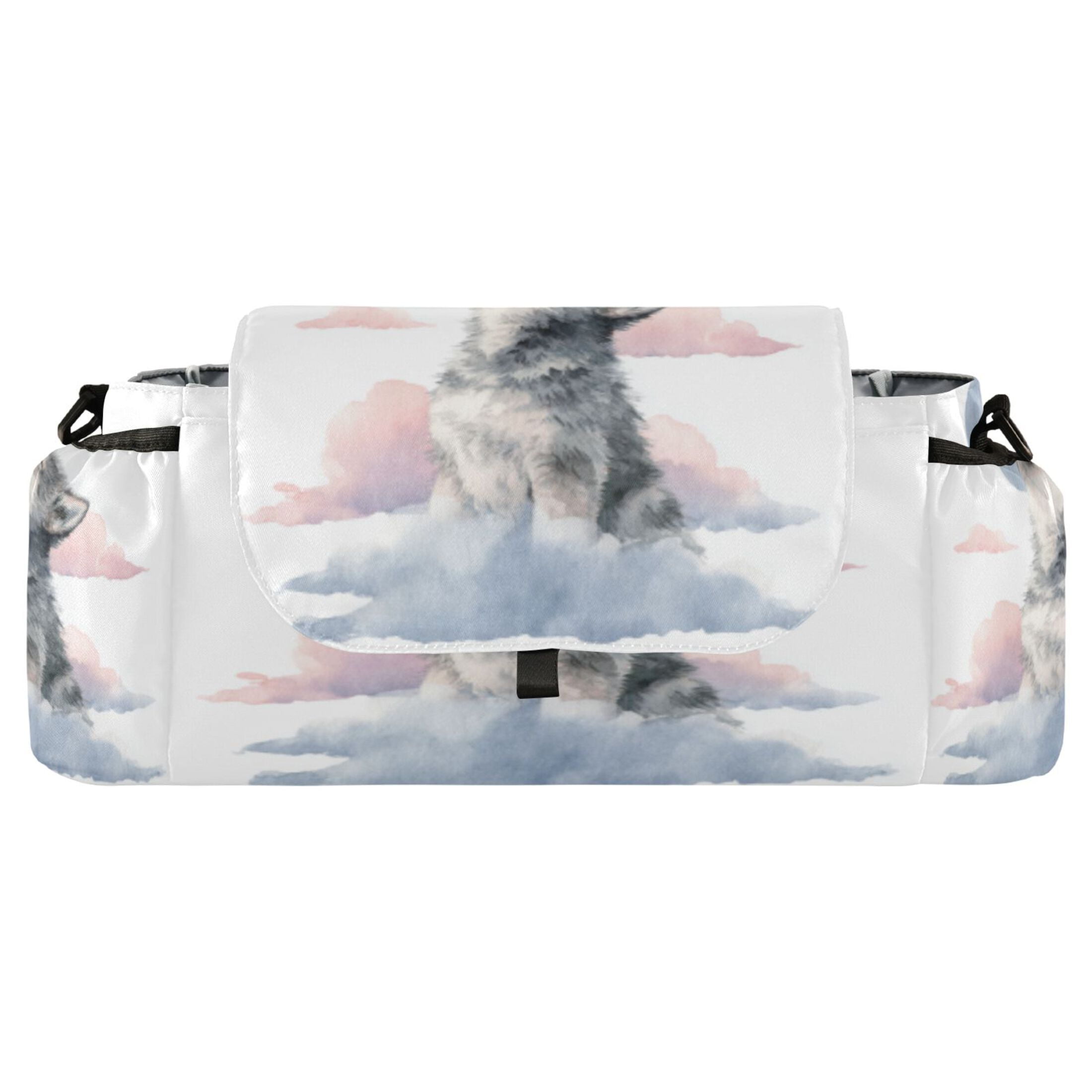 DIXRUYEE Stroller Organizer Midnight Raven Hourglass Printed - Walmart.com