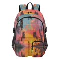 DIXRUYEE Sunset Tree Backpack for School 14”Laptop Compatible with ...