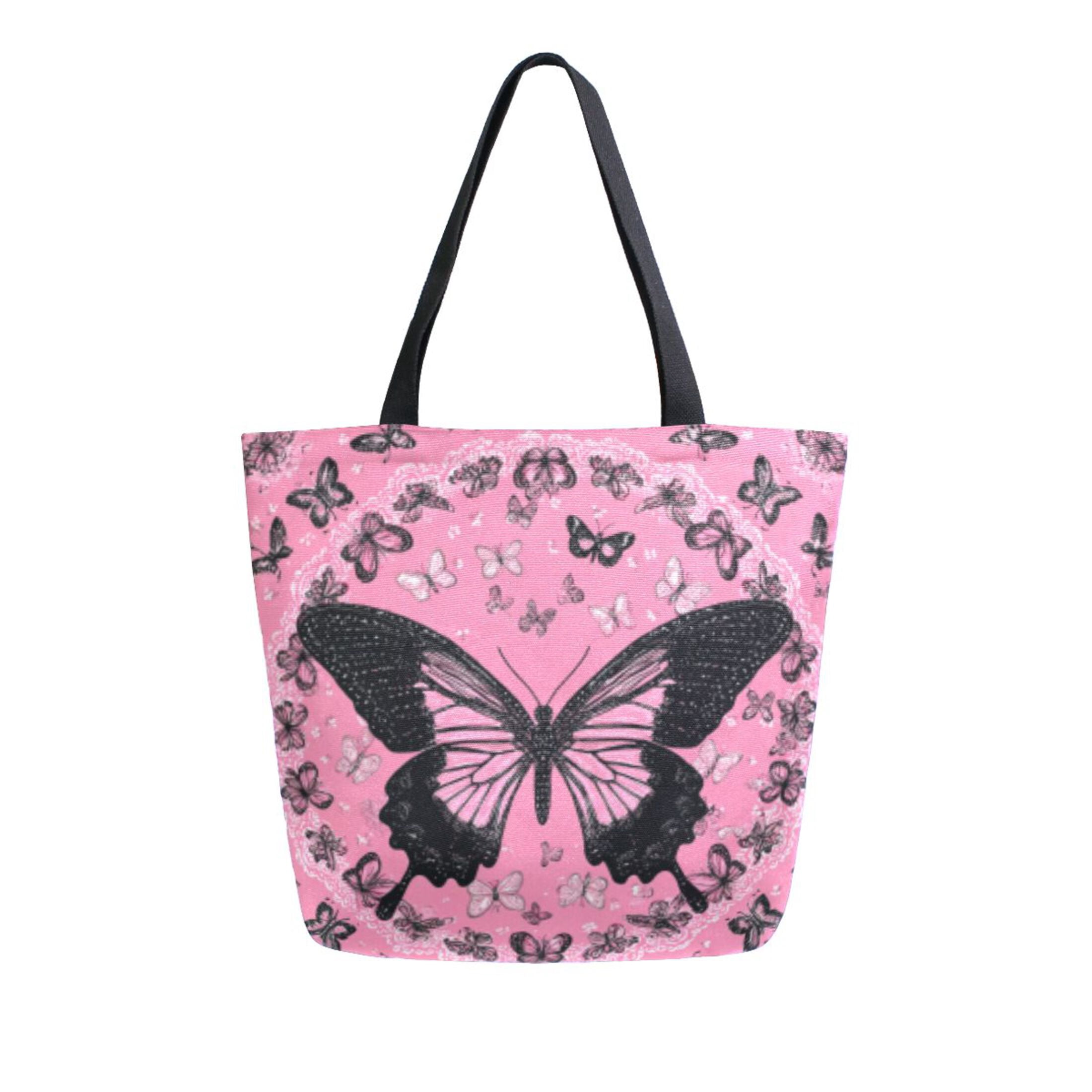 DIXRUYEE Tote Bag Women Weekender Travel Bag Shoulder Handbag Butterfly ...