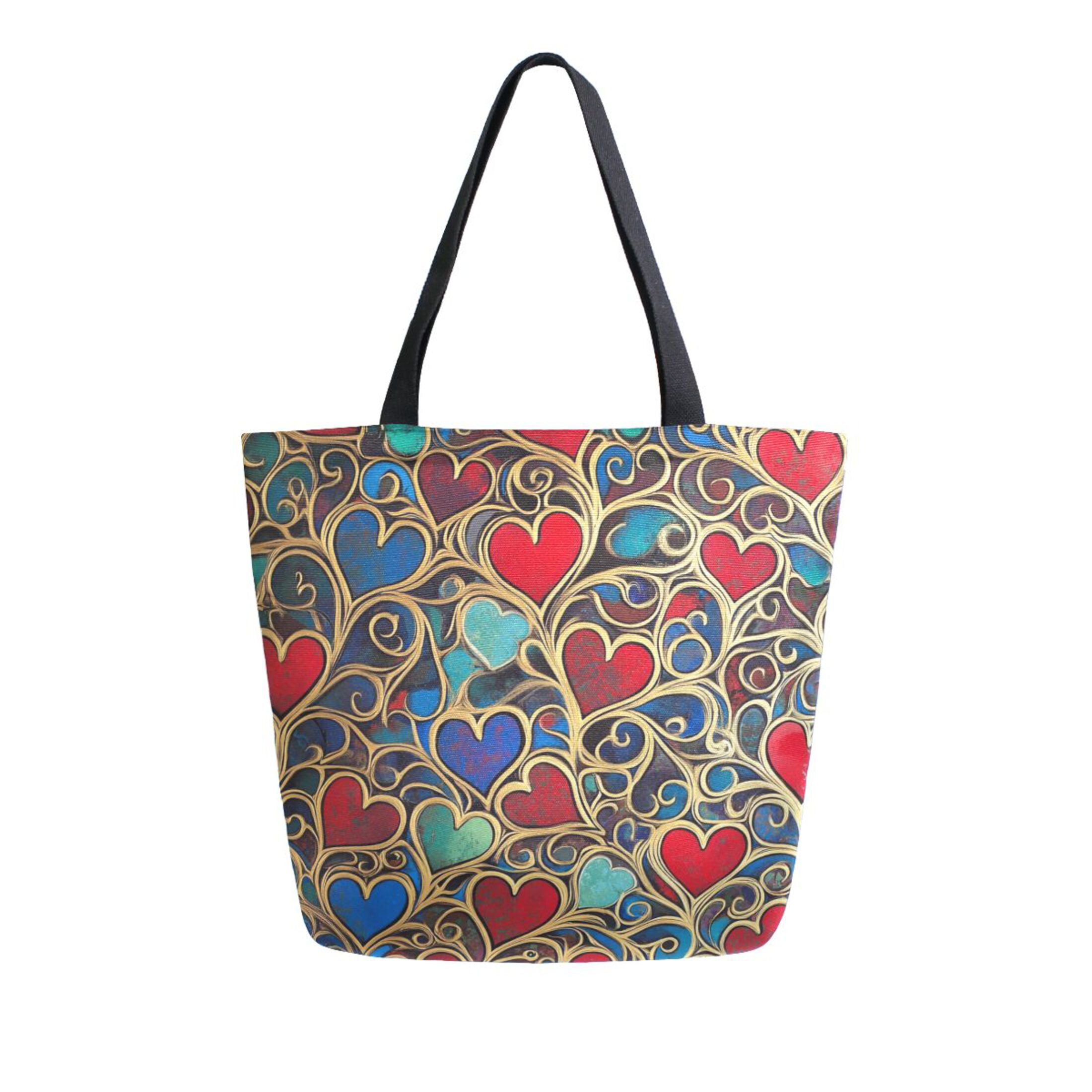 DIXRUYEE Tote Bag Women Weekender Travel Bag Shoulder Handbag Lush Love ...