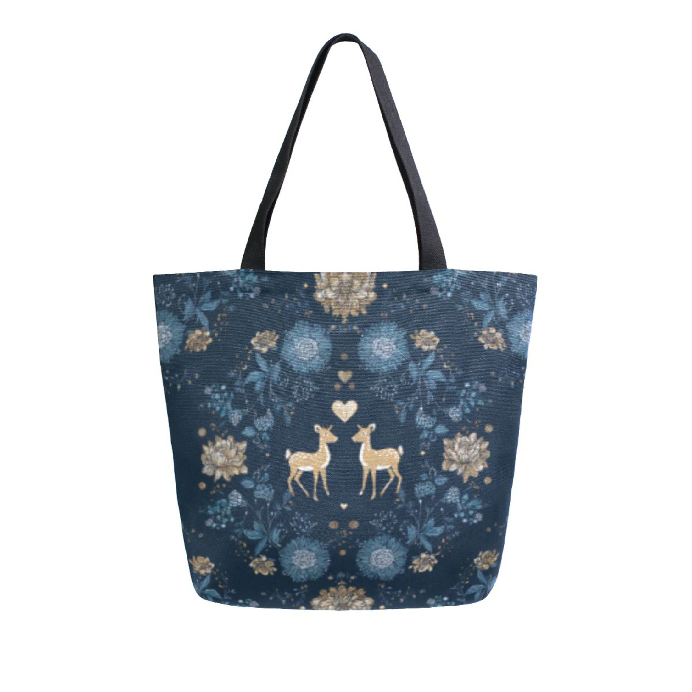 DIXRUYEE Tote Bag Women Weekender Travel Bag Shoulder Handbag Mini Deer ...