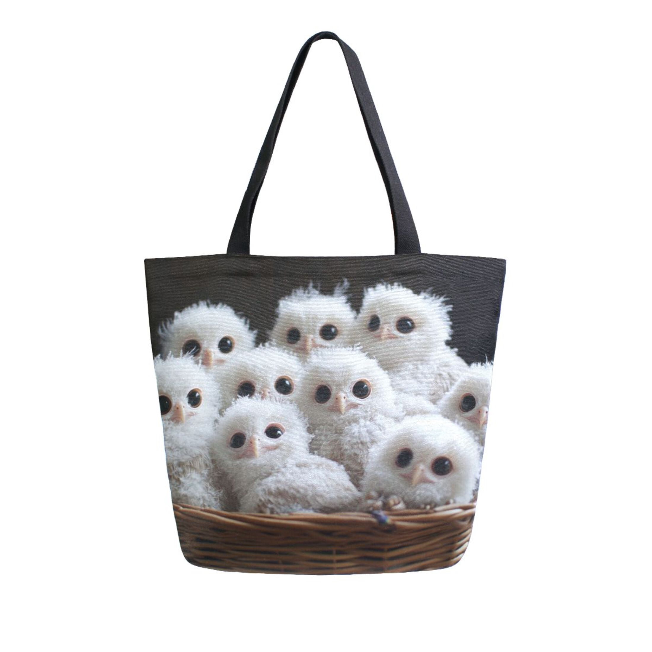 DIXRUYEE Tote Bag Women Weekender Travel Bag Shoulder Handbag Owls in A ...