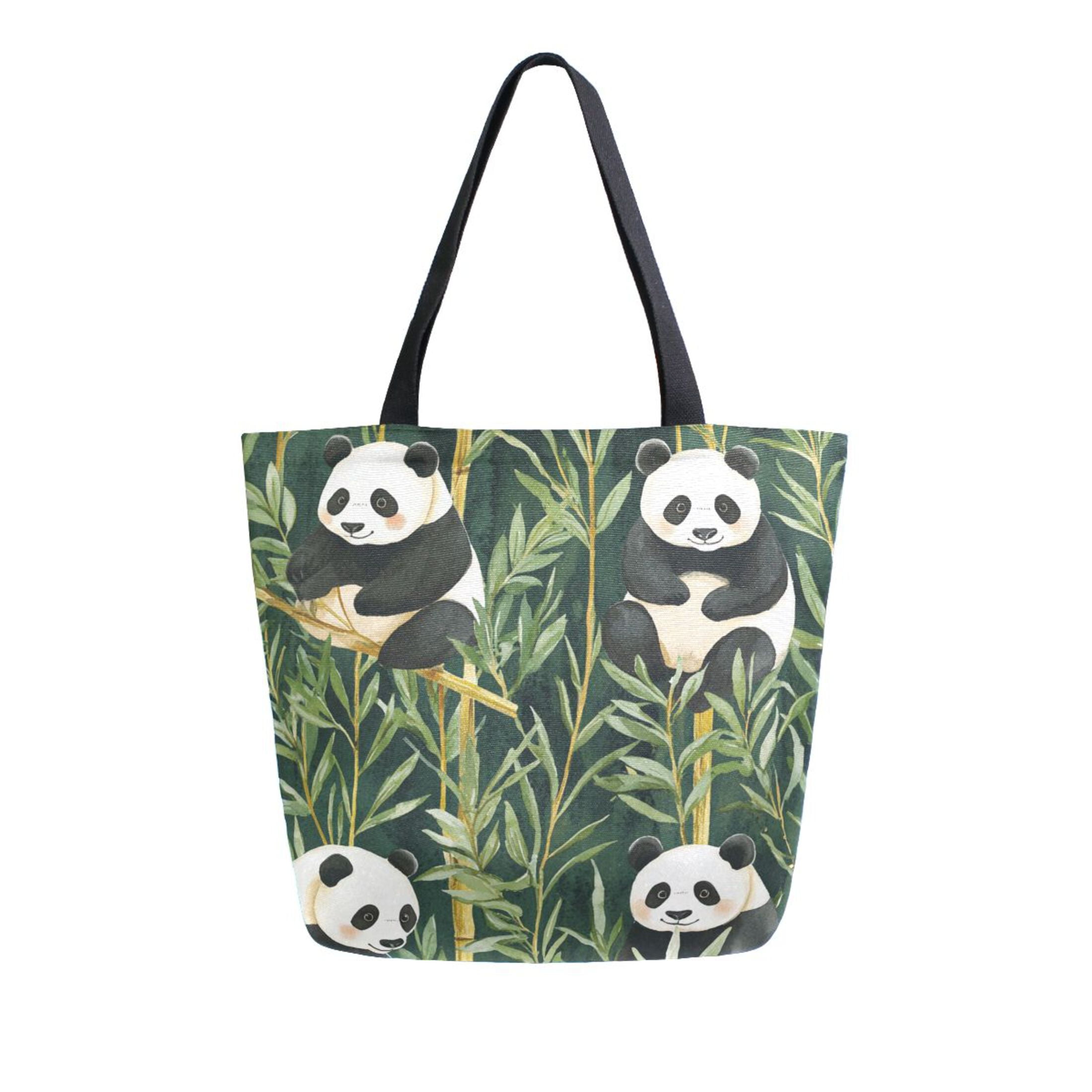 DIXRUYEE Tote Bag Women Weekender Travel Bag Shoulder Handbag Pandas in ...