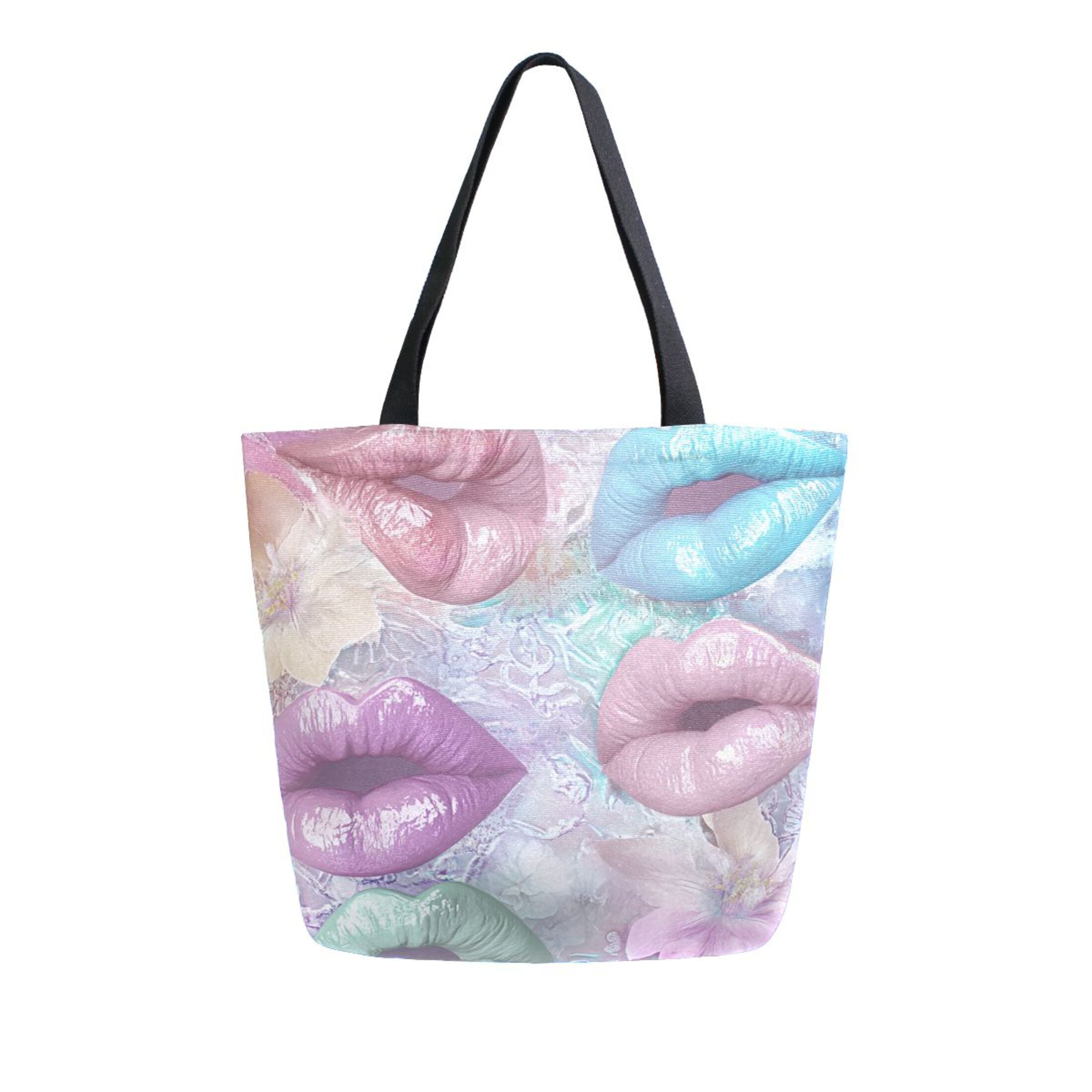 DIXRUYEE Tote Bag Women Weekender Travel Bag Shoulder Handbag Pastel ...