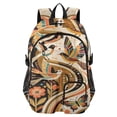 DIXRUYEE Vibrant Birds Backpack for School 14”Laptop Compatible with ...