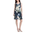 DIXRUYEE Womens Dresses Loose Neck Sleeveless Oversize Flower Snowman ...