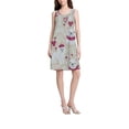 DIXRUYEE Womens Dresses Loose Neck Sleeveless Oversize Poodle French ...